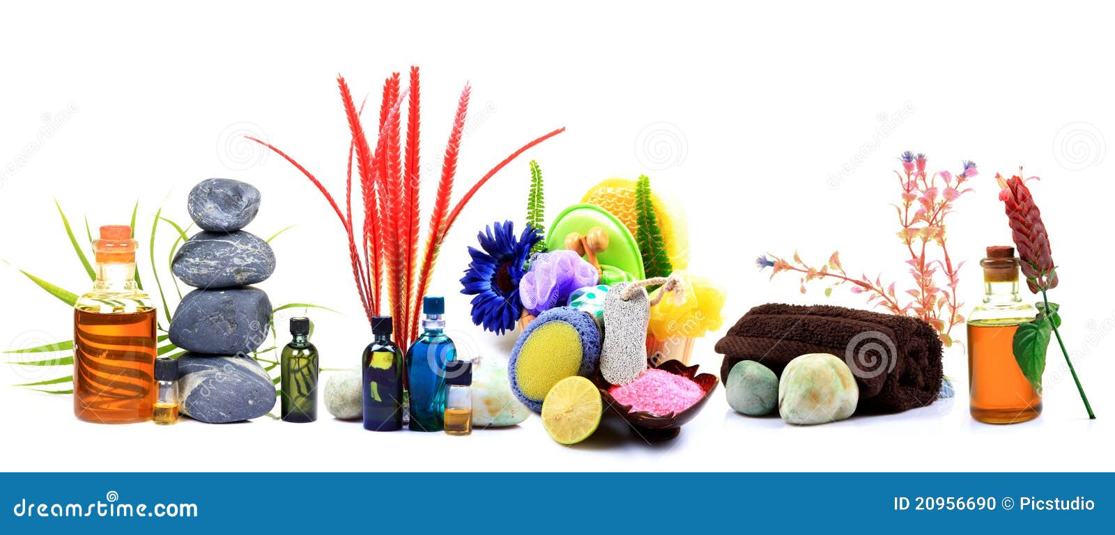 Spa time stock photo. Image of stones, salt, relax, items - 20956690