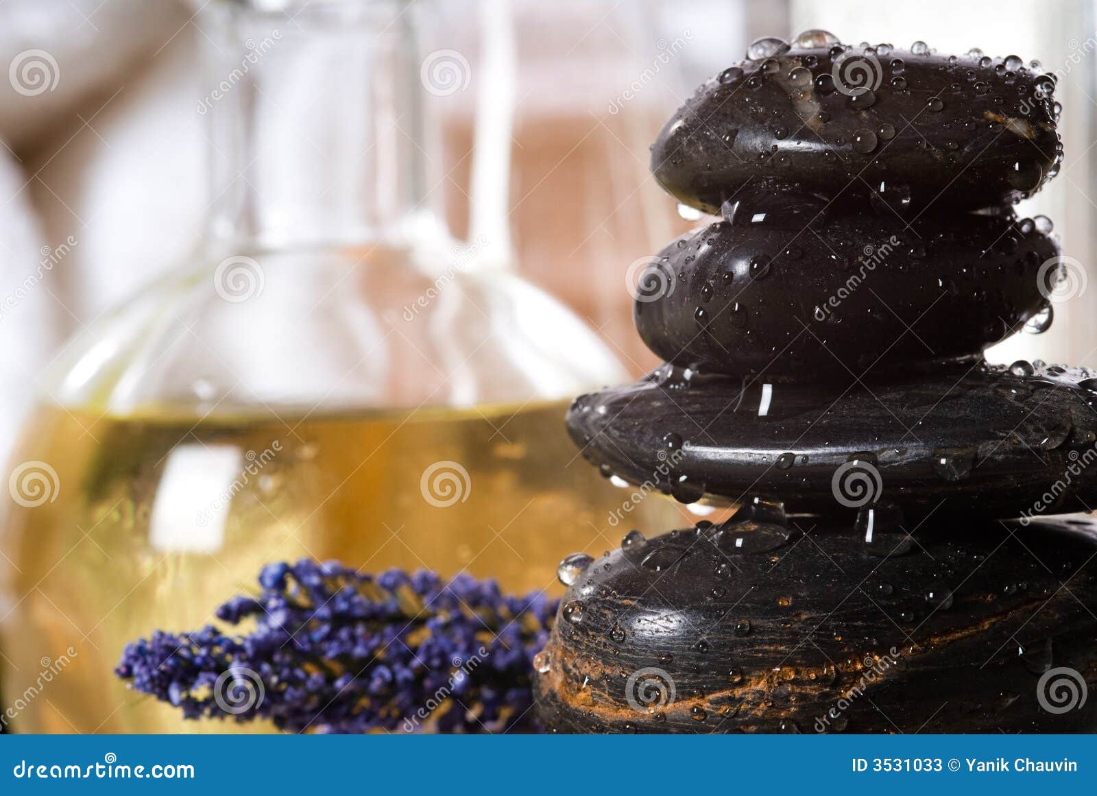 Spa tools stock image. Image of bottle, massage, therapy - 3531033