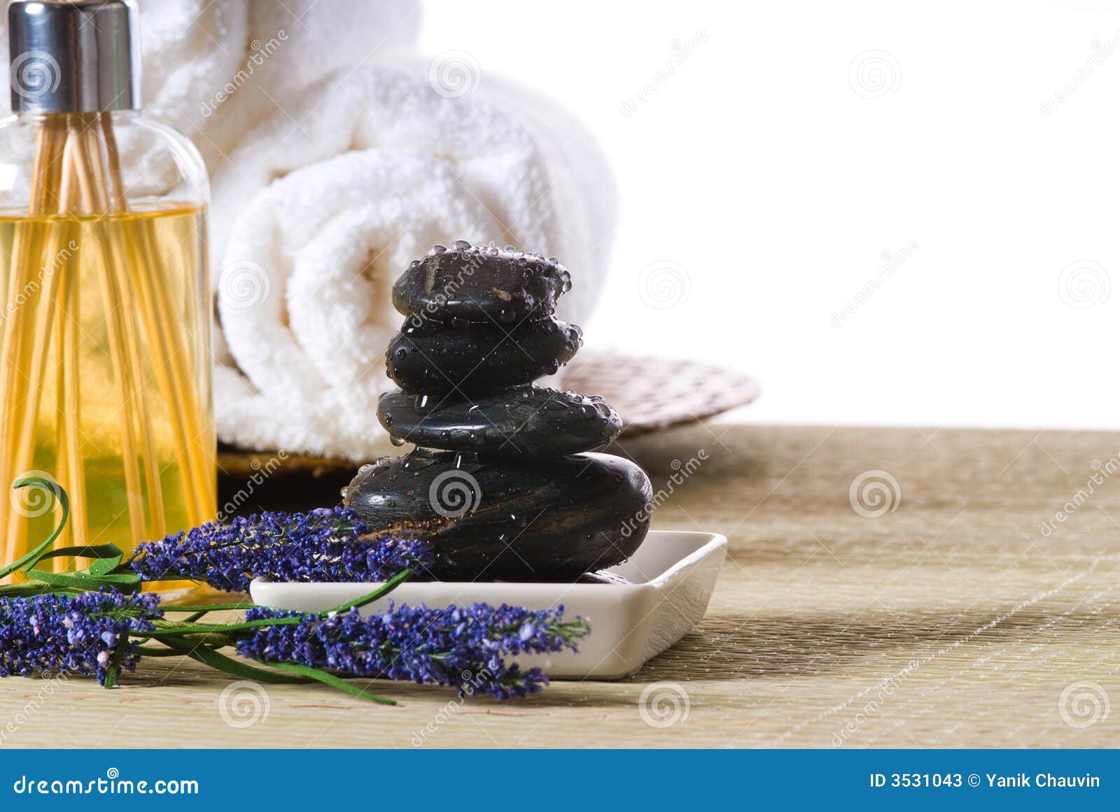 Spa tools stock image. Image of therapy, stack, plant - 3531043