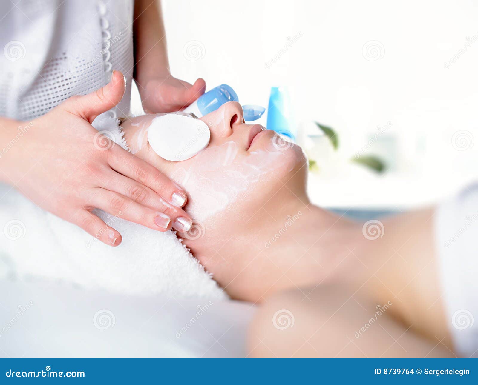Spa treatment stock photo. Image of clinic, cleanse, face - 8739764