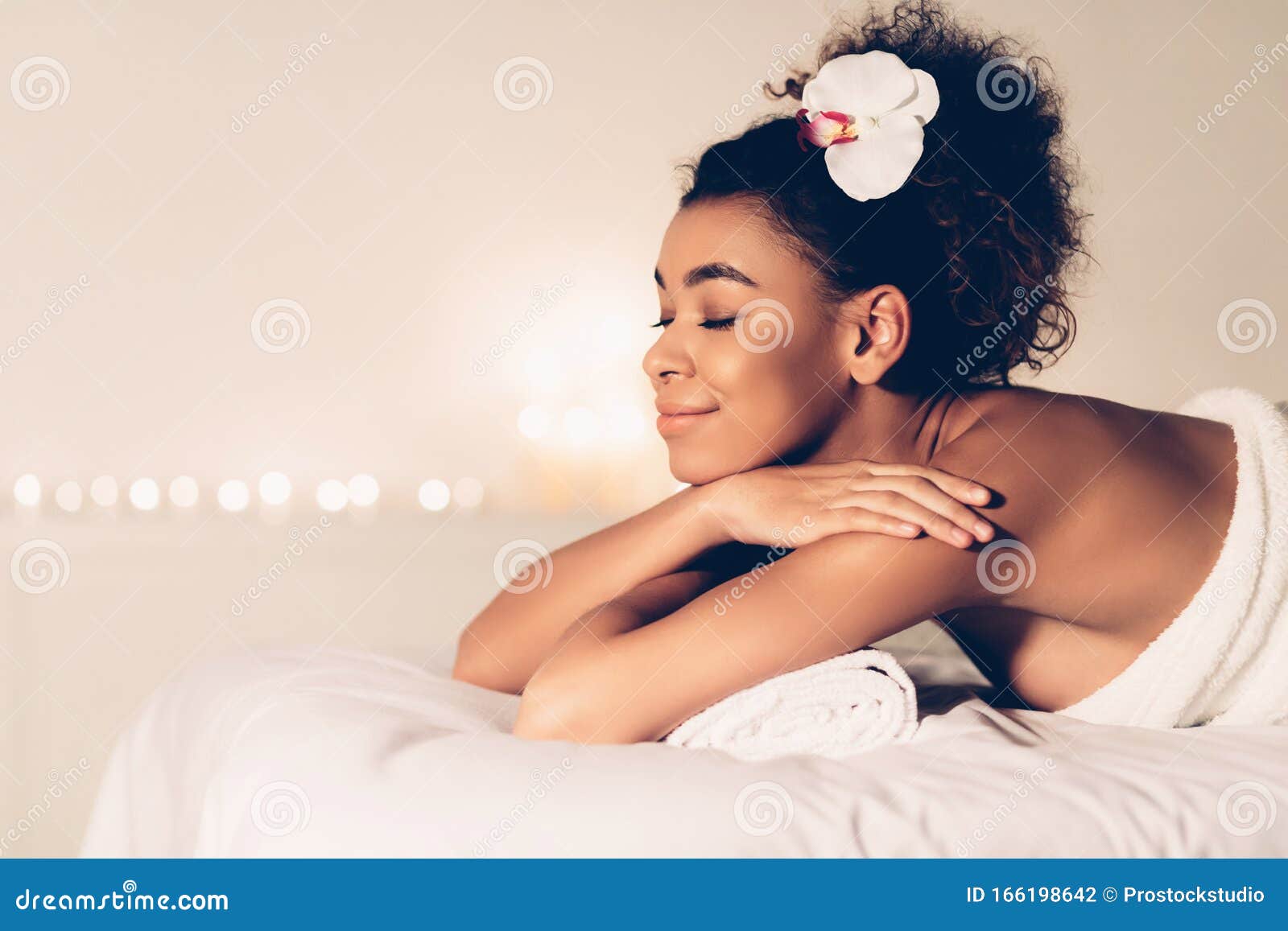 Spa Treatment. Black Woman Relaxing in Spa Salon Stock Photo - Image of ... Spa Treatment. Black Woman Relaxing in Spa Salon Stock Photo - Image of ...