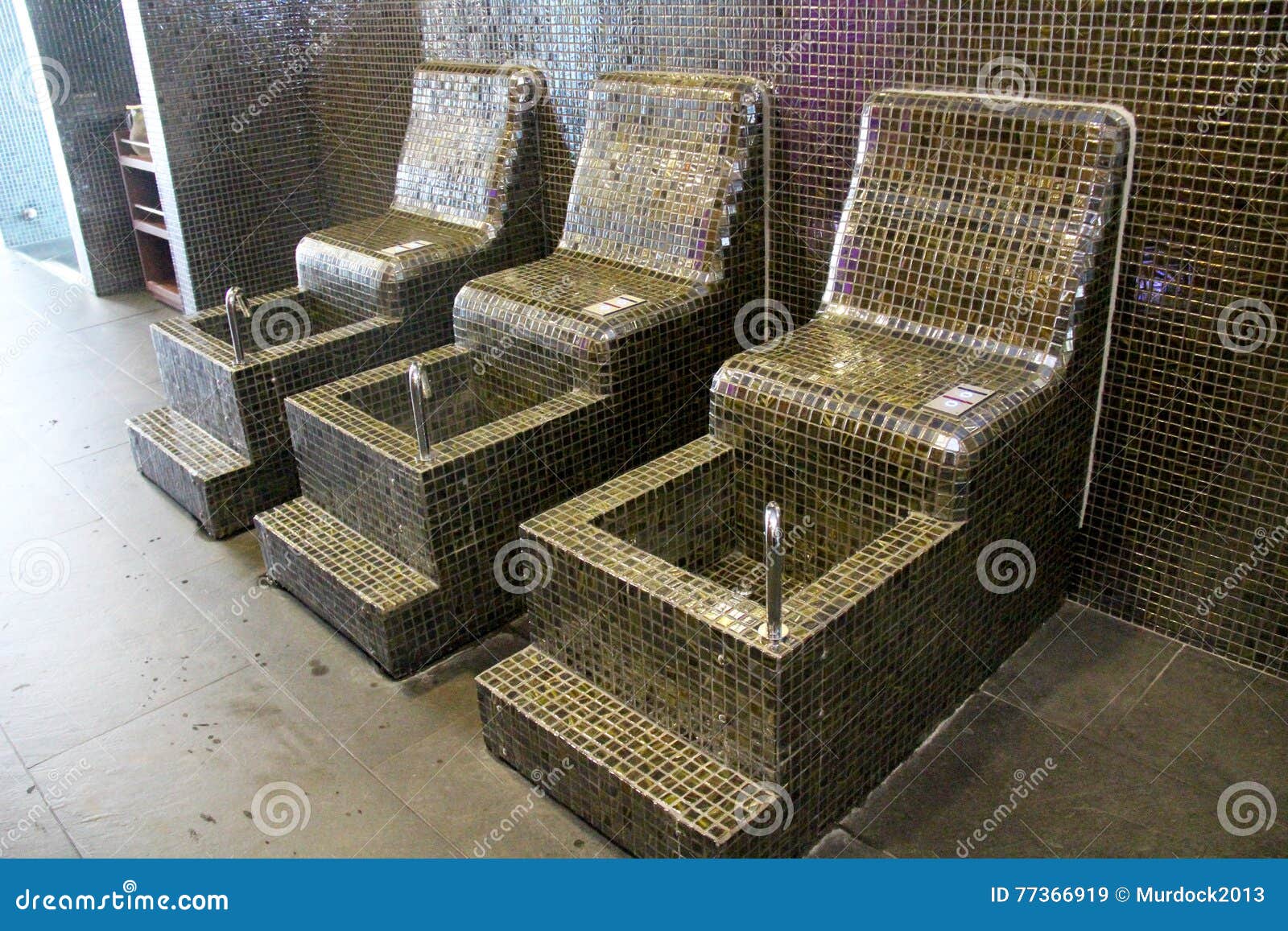 Spa Treatment Foot Bath Room Stock Image - Image of relaxation, beauty ...