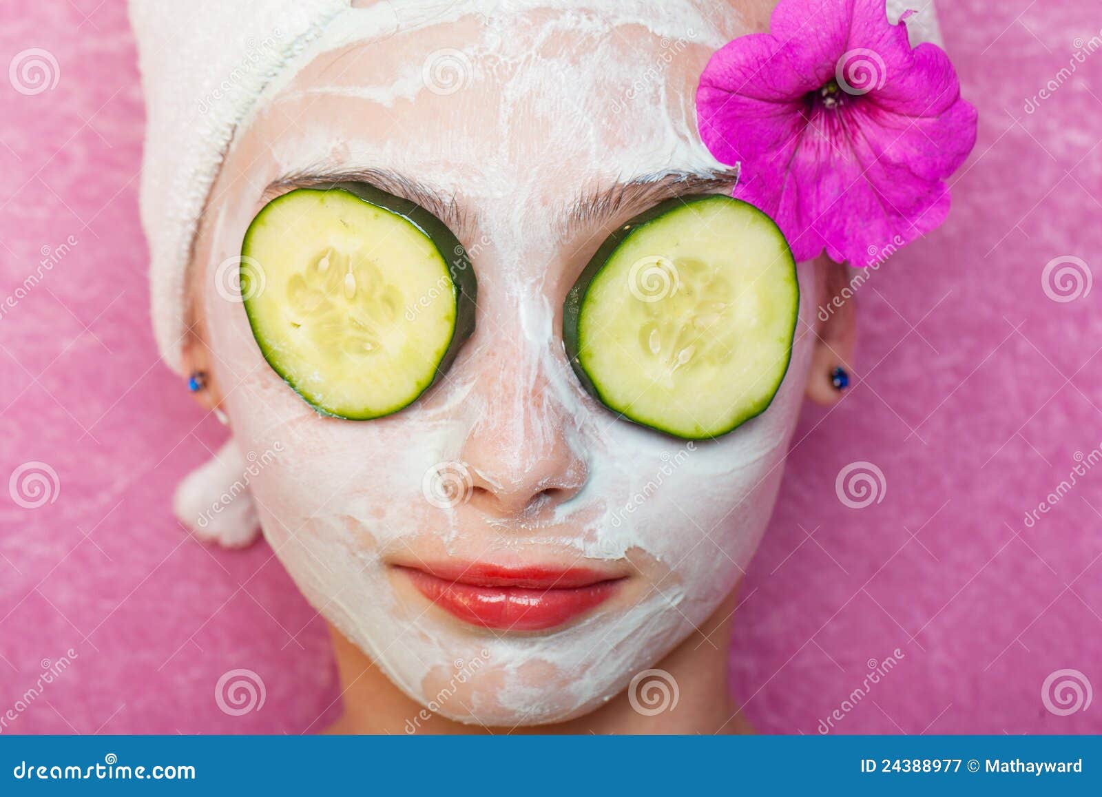 Spa treatment for a kid stock image. Image of natural - 24388977