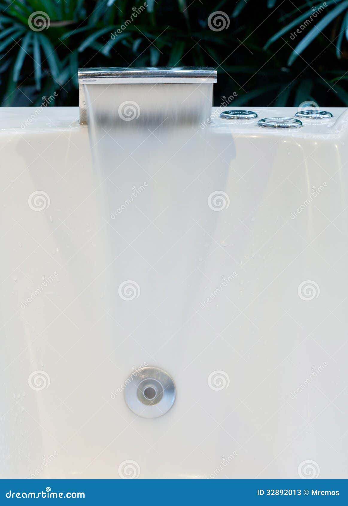 Spa Tub Faucet stock image. Image of house, luxury, ceramic - 32892013