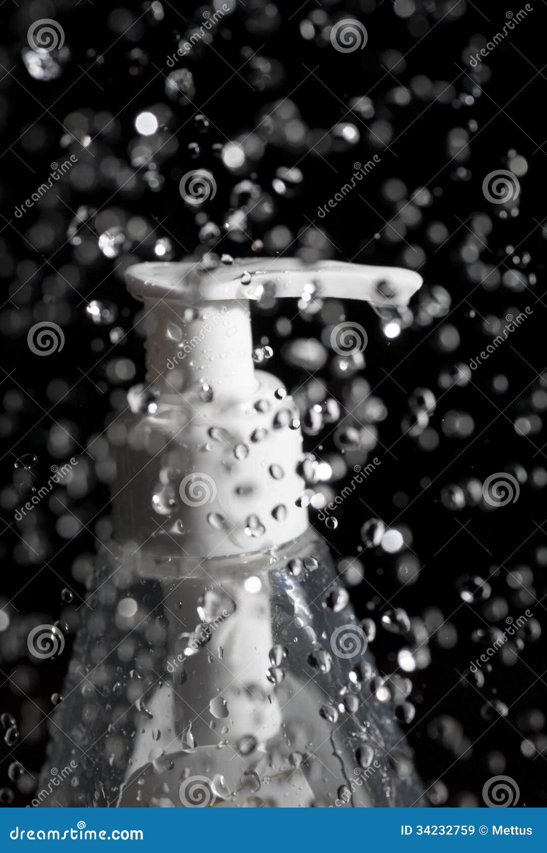 Spa water drops stock image. Image of fresh, dark, flow - 34232759