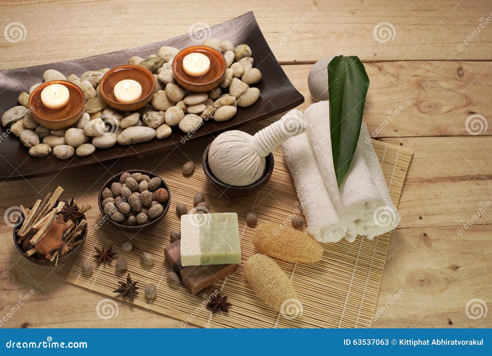 Spa and Wellness Decorations Ideas Stock Image - Image of natural ...
