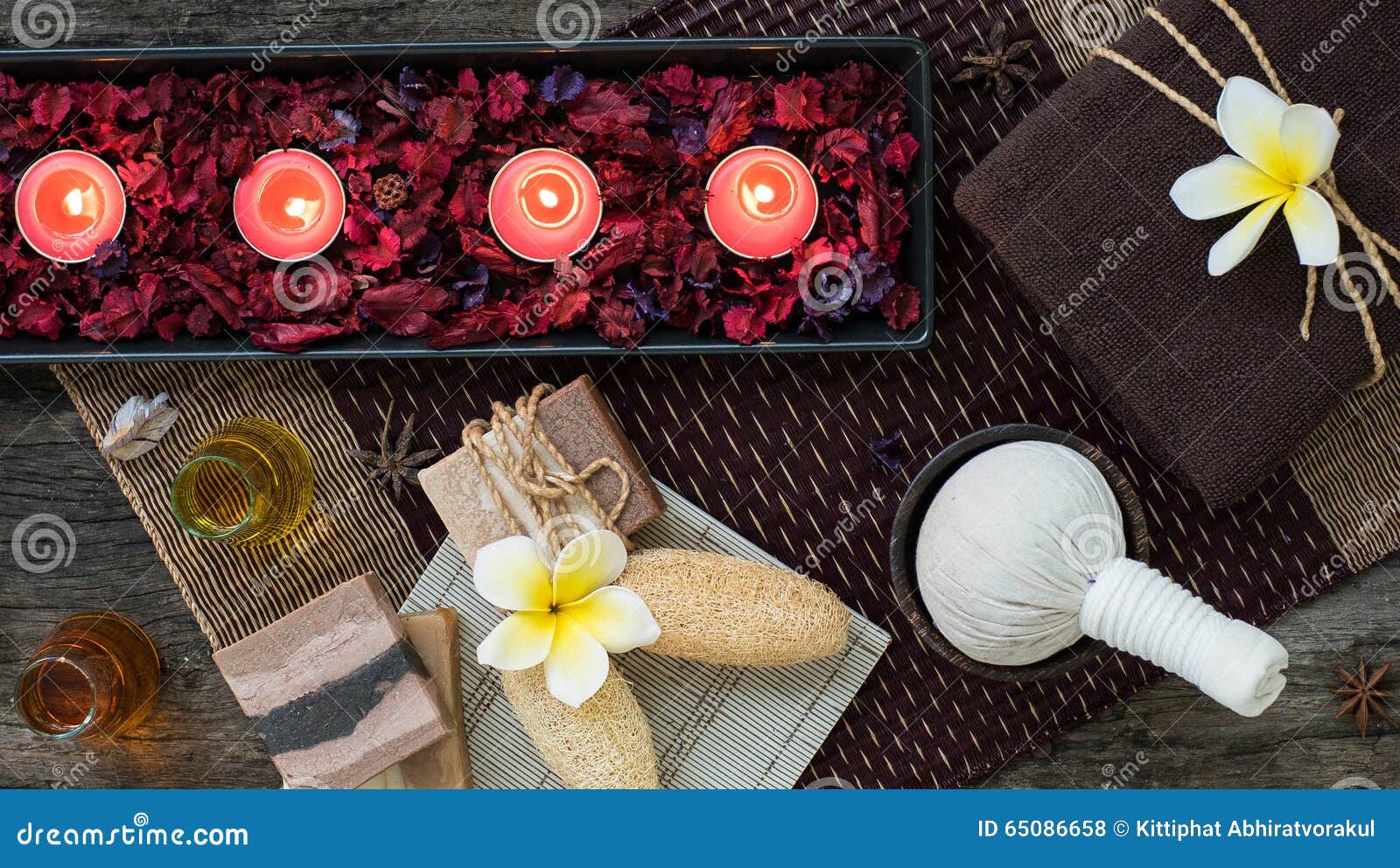 Spa and Wellness Decorations Ideas Stock Photo - Image of herbs, scent ...