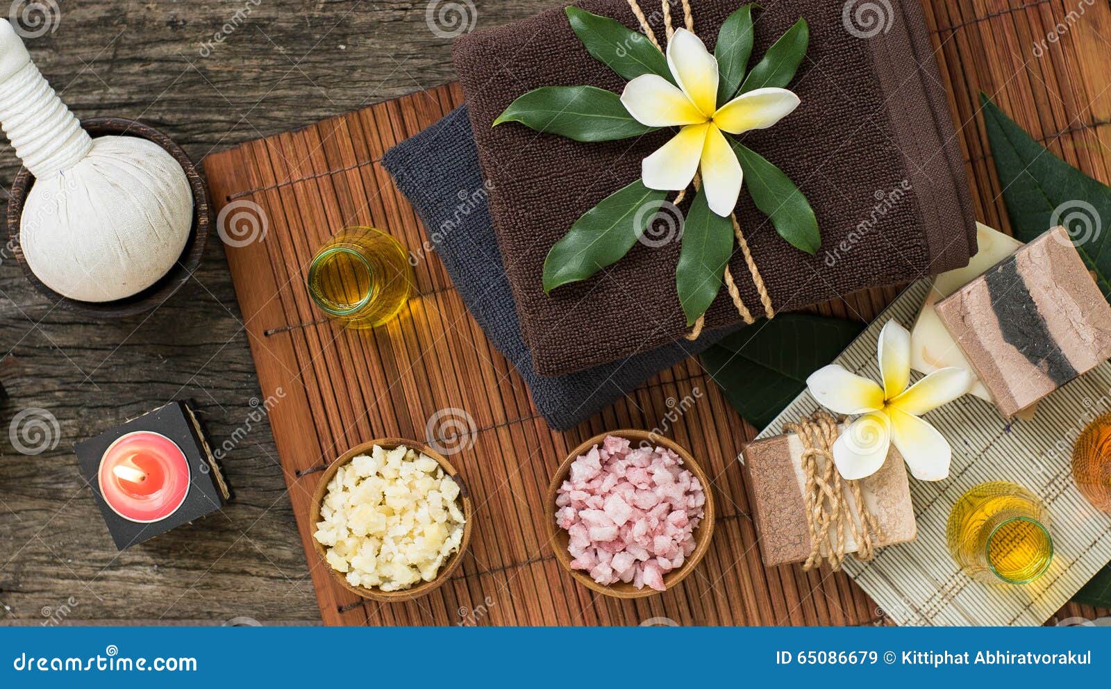 Spa and Wellness Decorations Ideas Stock Image - Image of plumeria ...