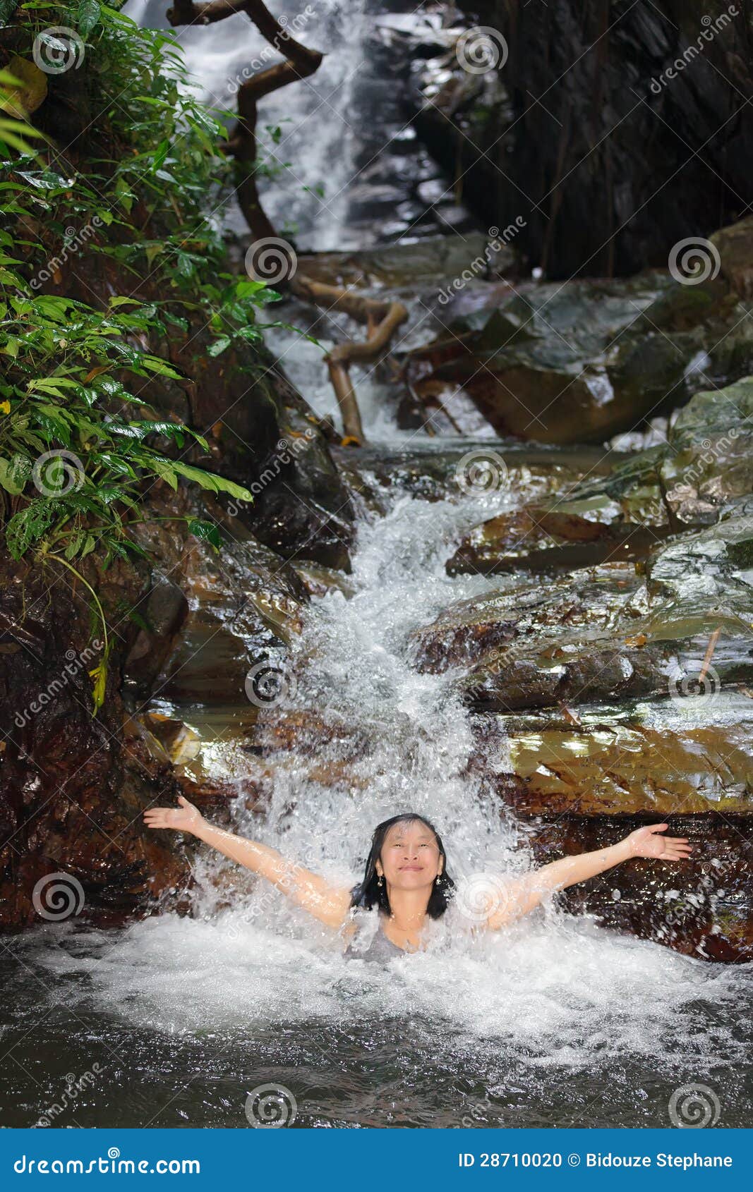 Spa in wild nature stock photo. Image of outstretched - 28710020