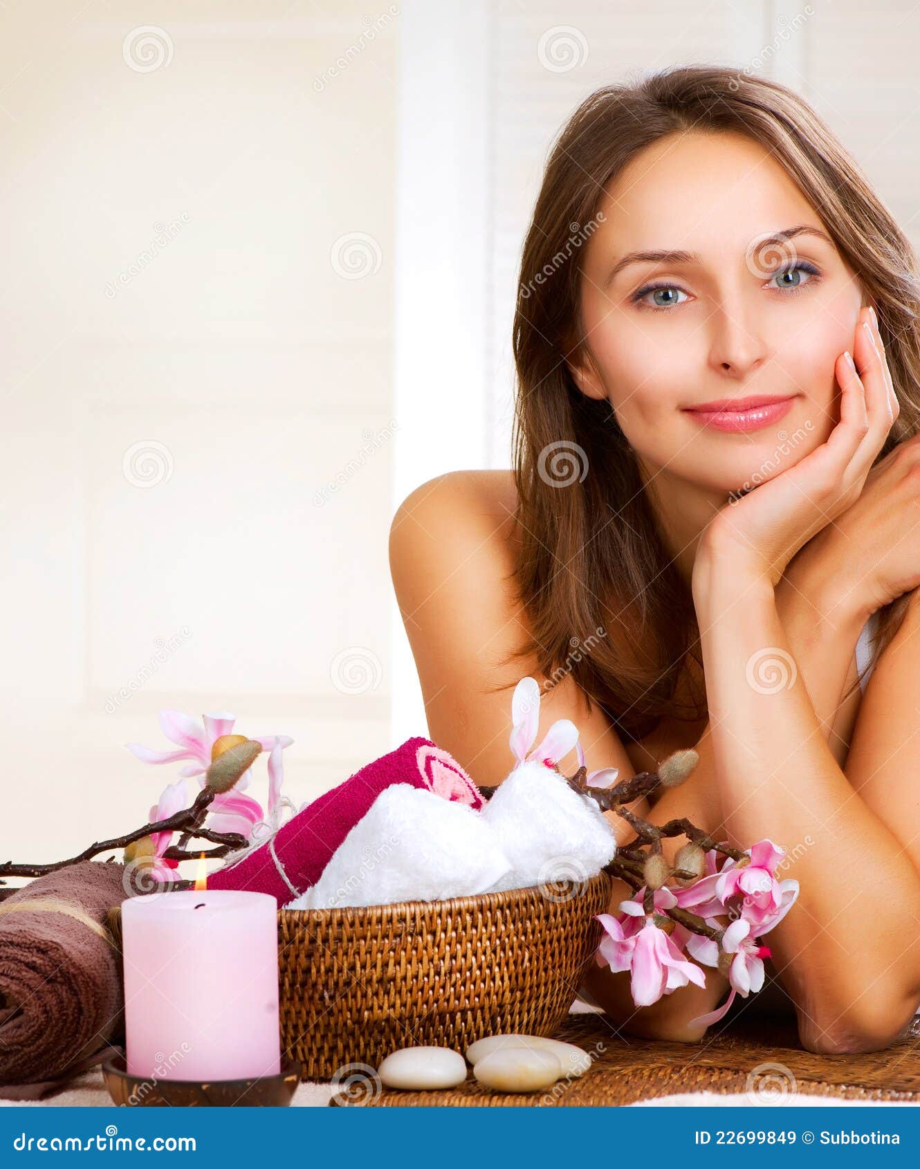 Spa Woman stock image. Image of health, home, facial - 22699849