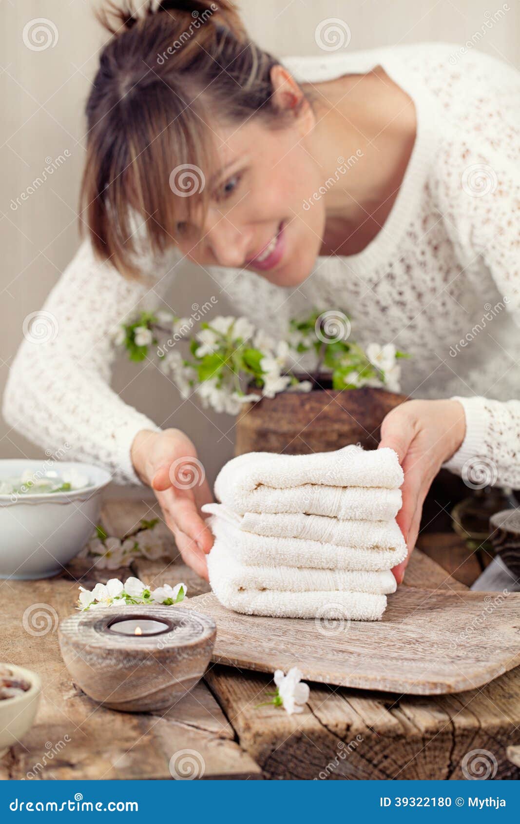 Spa worker stock photo. Image of medical, adult, pure - 39322180