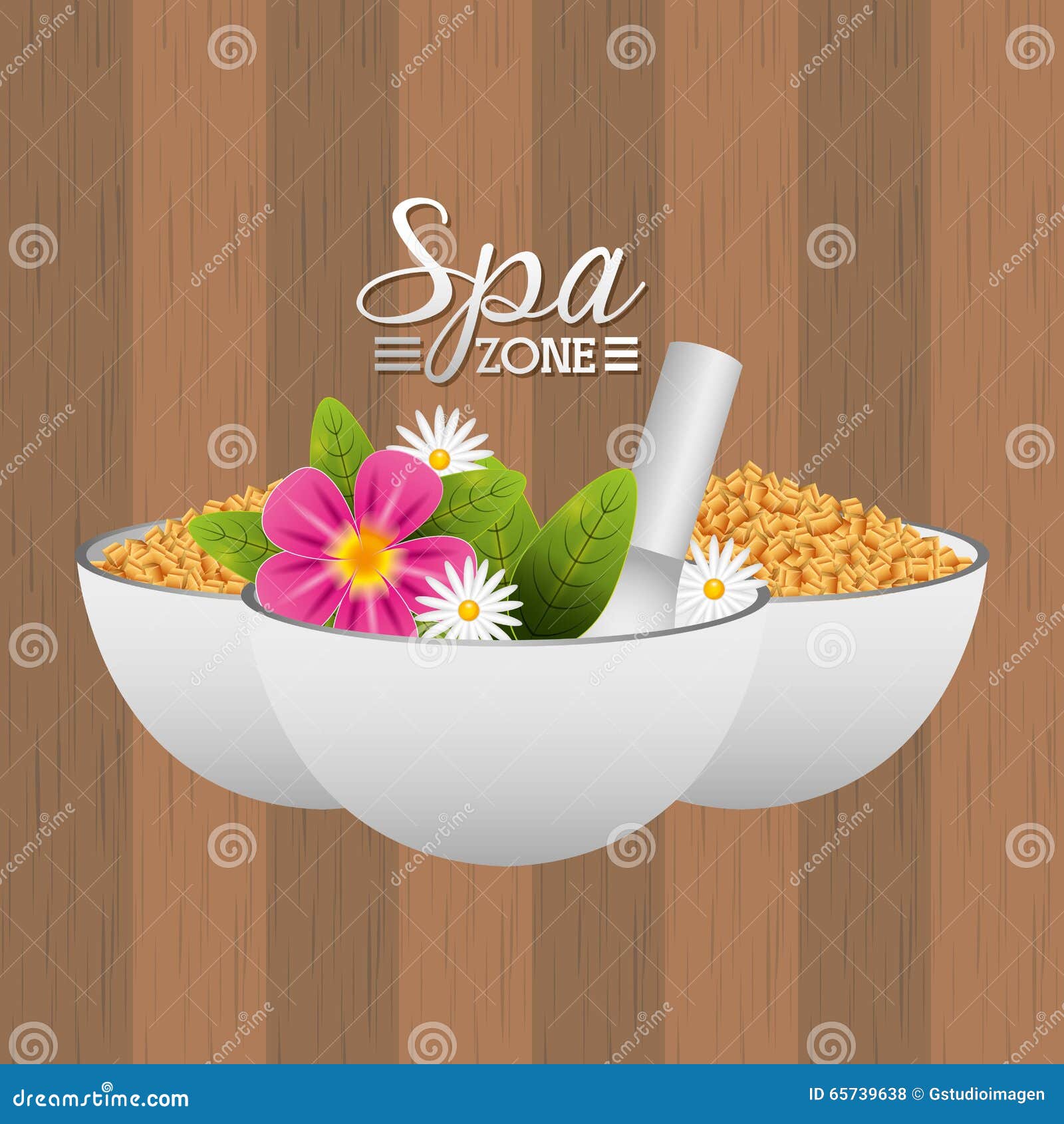 Spa zone design stock illustration. Illustration of wellness - 65739638