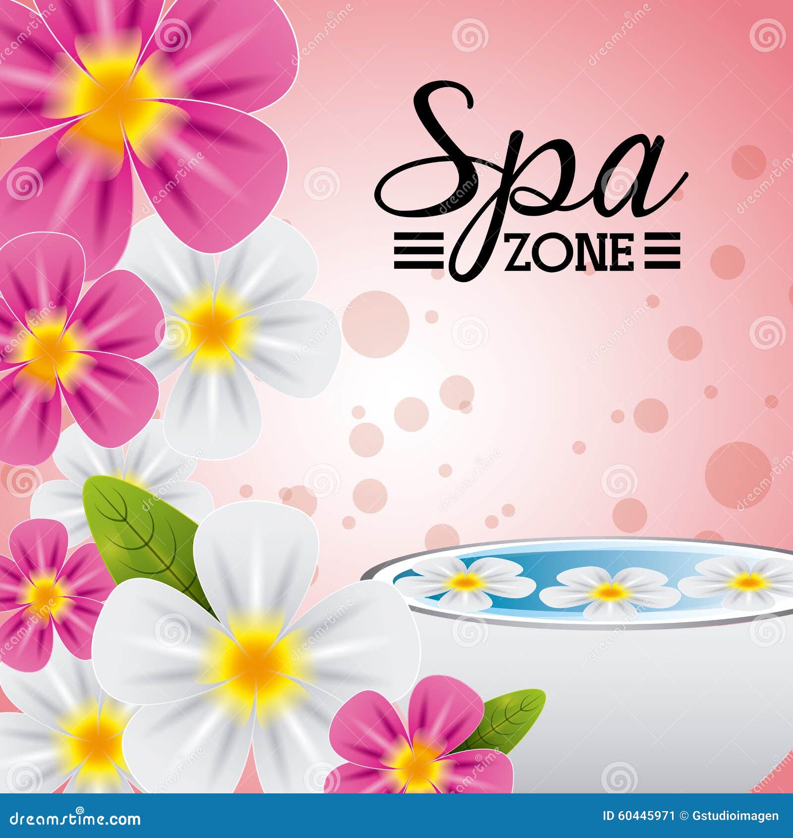 Spa zone stock vector. Illustration of vector, healthy - 60445971