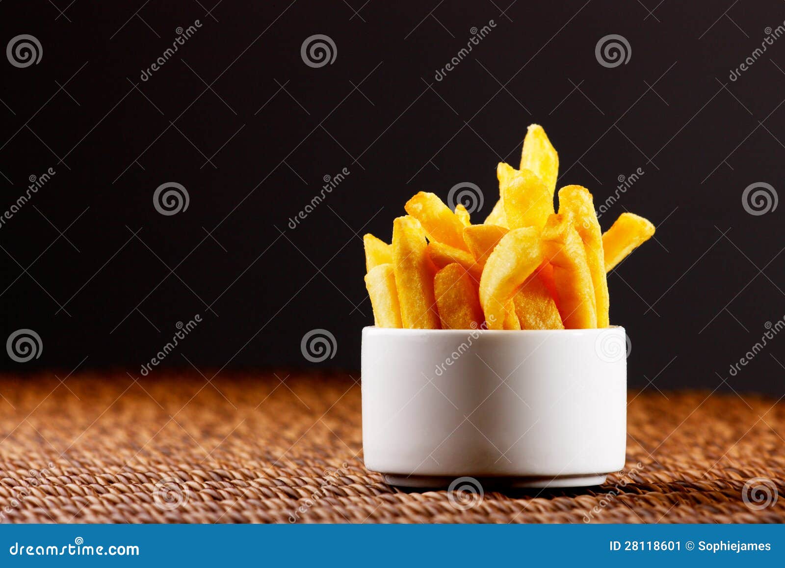 Spaanders, Die Ook Als Frieten Worden Bekend Stock Afbeelding - Image ...