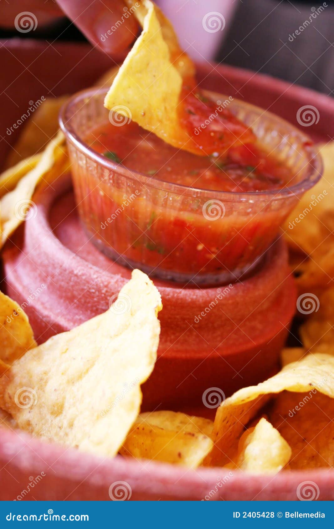 Spaanders en Salsa stock foto. Image of stijl, kleur, verticaal - 2405428