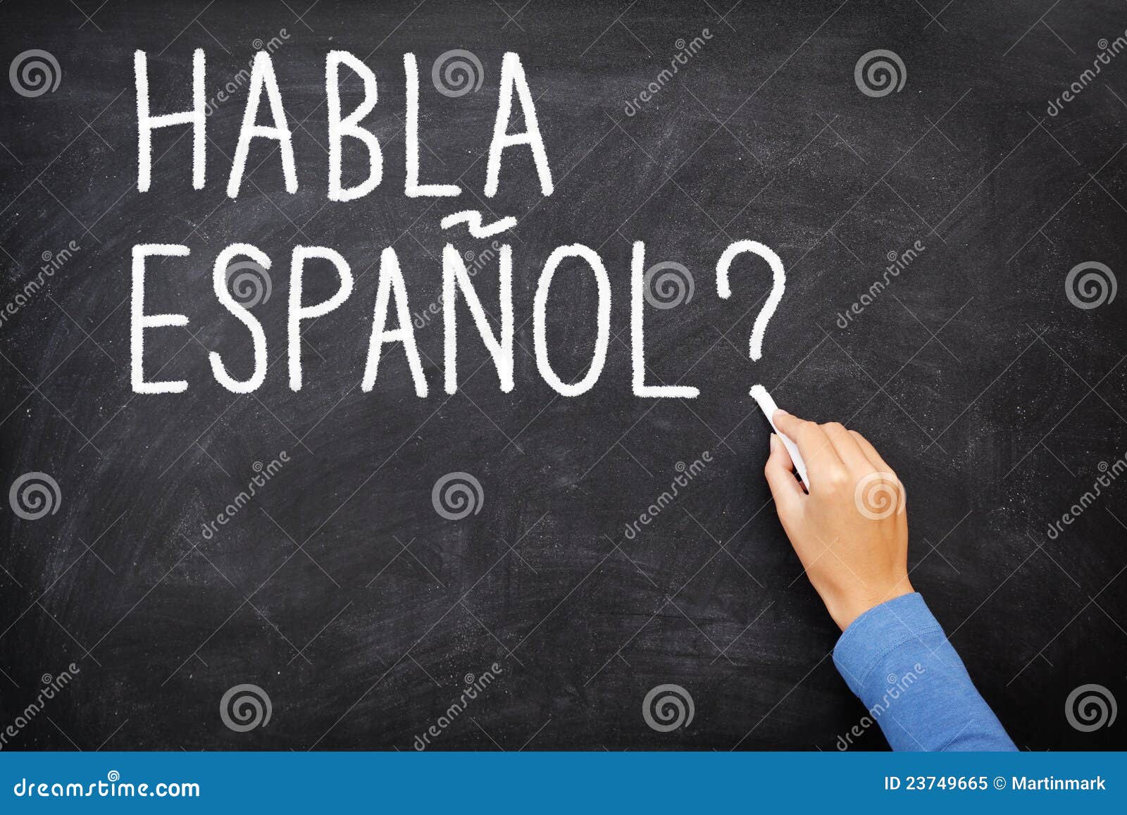 Spaanse het Leren taal stock afbeelding. Image of handschrift - 23749665