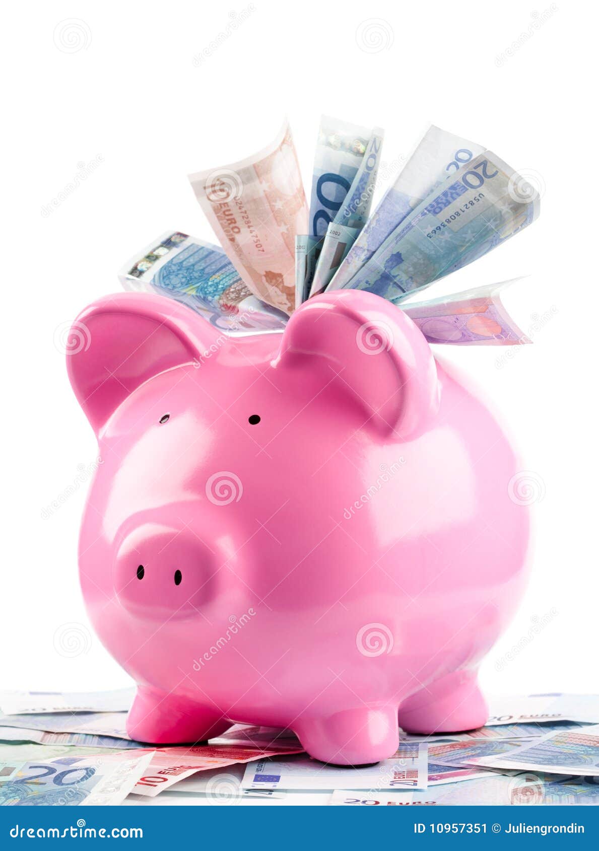 Spaarvarken/spaarpot stock afbeelding. Image of investering - 10957351