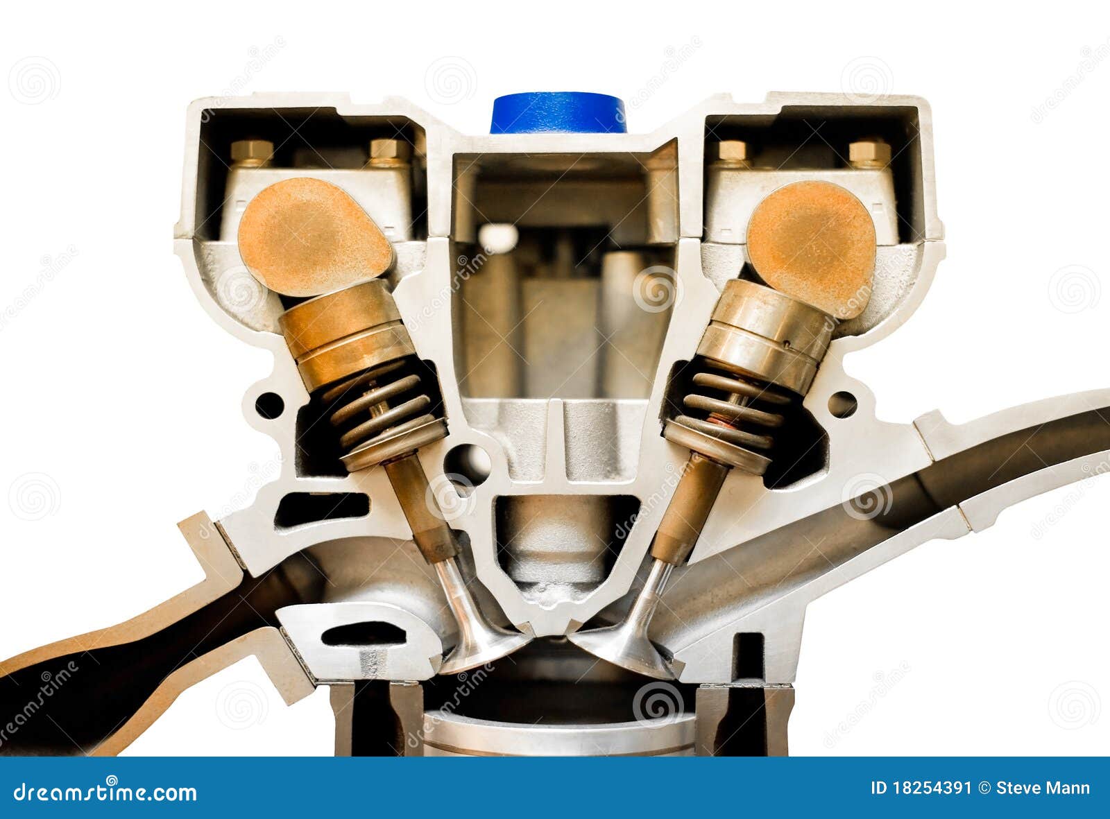 Spaccato del motore immagine stock. Immagine di lega - 18254391