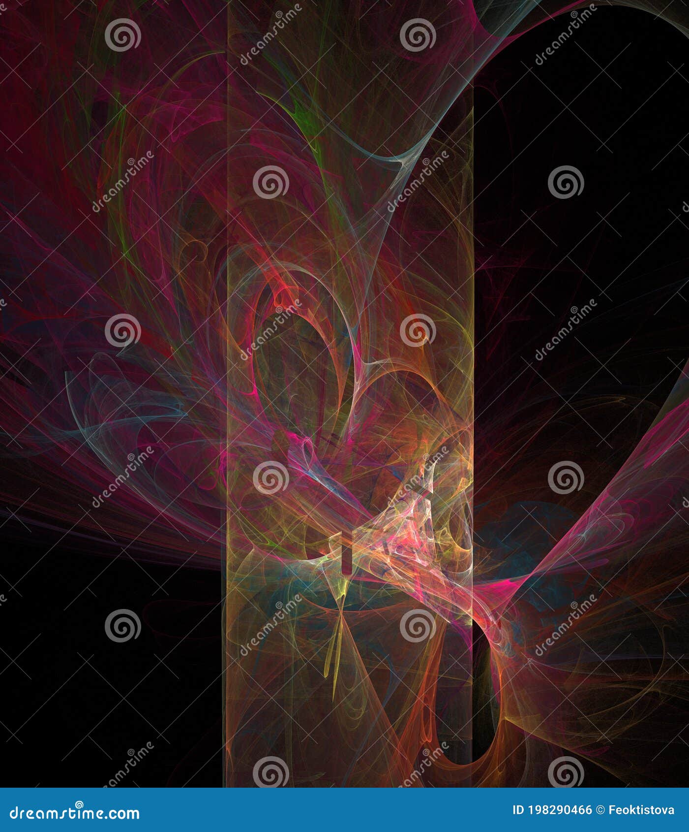 3D Rendering Abstract Digital Design Pattern Print Stock Illustration ...