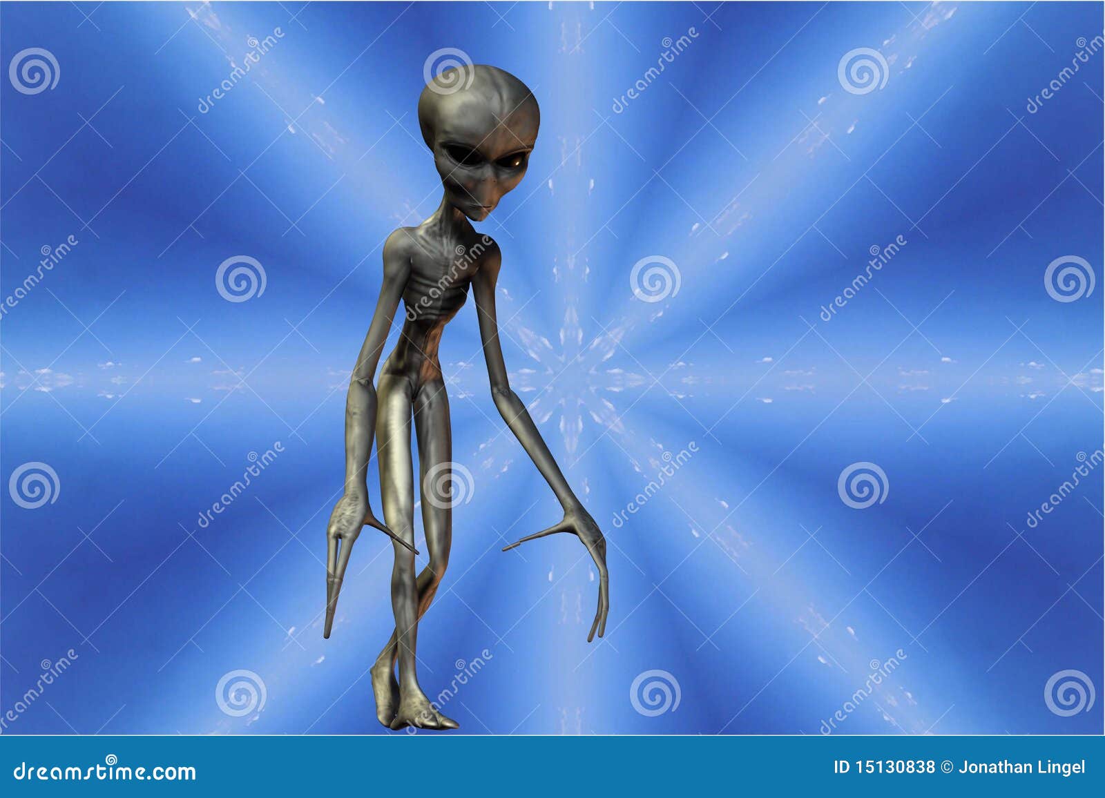 Space alien stock illustration. Illustration of geometric - 15130838