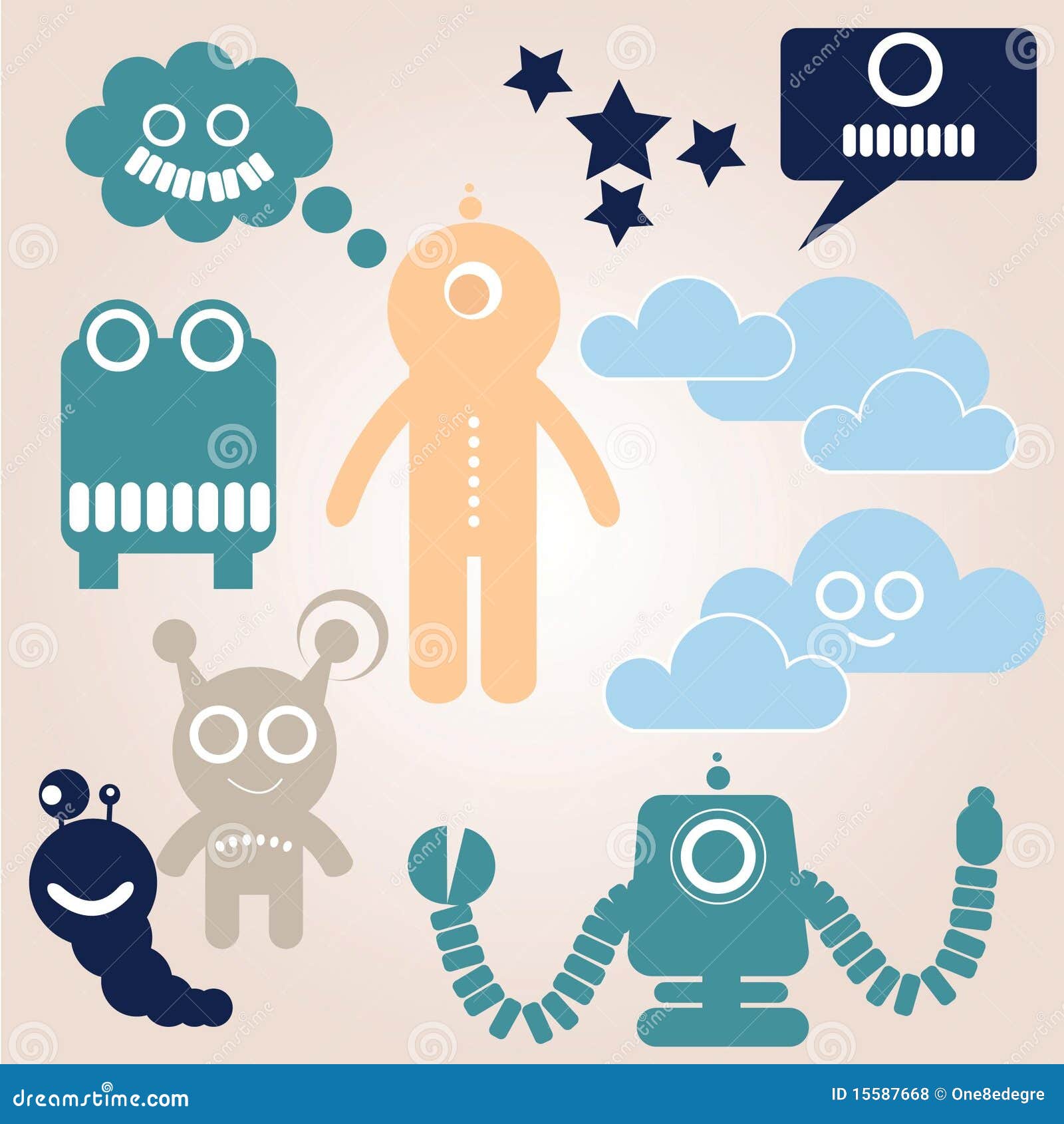 Alien Robots Invading Earth Royalty-Free Stock Photography ...