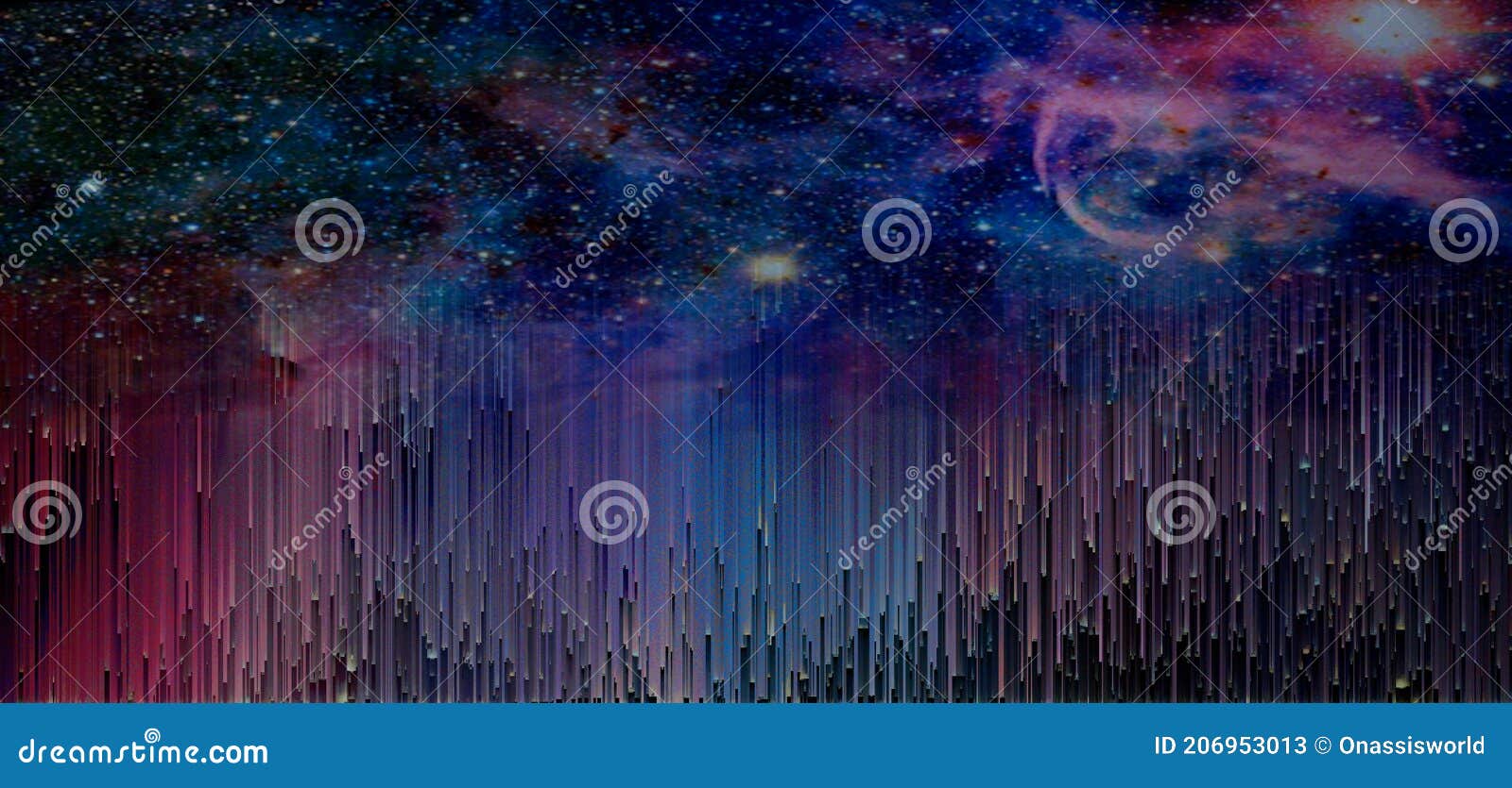 Space Ambient Shapes Blurs Colors Abstract Backgrounds Stock ...