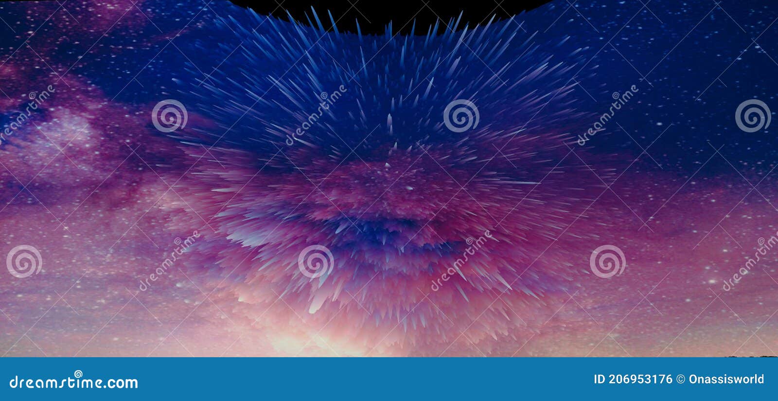 Space Ambient Shapes Blurs Colors Abstract Backgrounds Stock ...