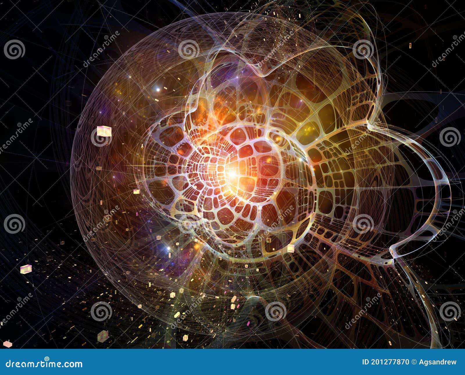 Space Anomaly stock illustration. Illustration of rendering - 201277870