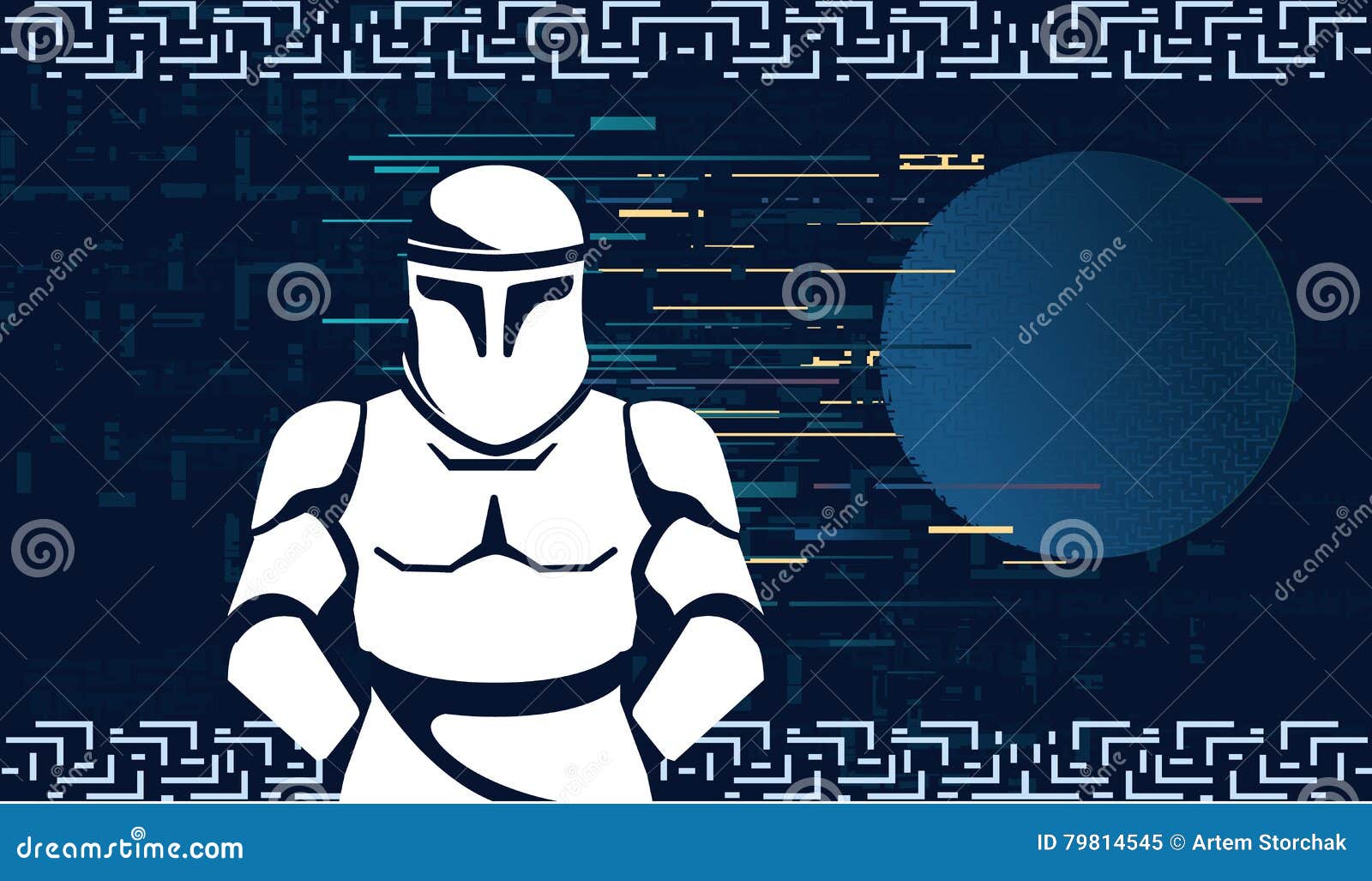 Space apocalypse vector editorial image. Illustration of global - 79814545