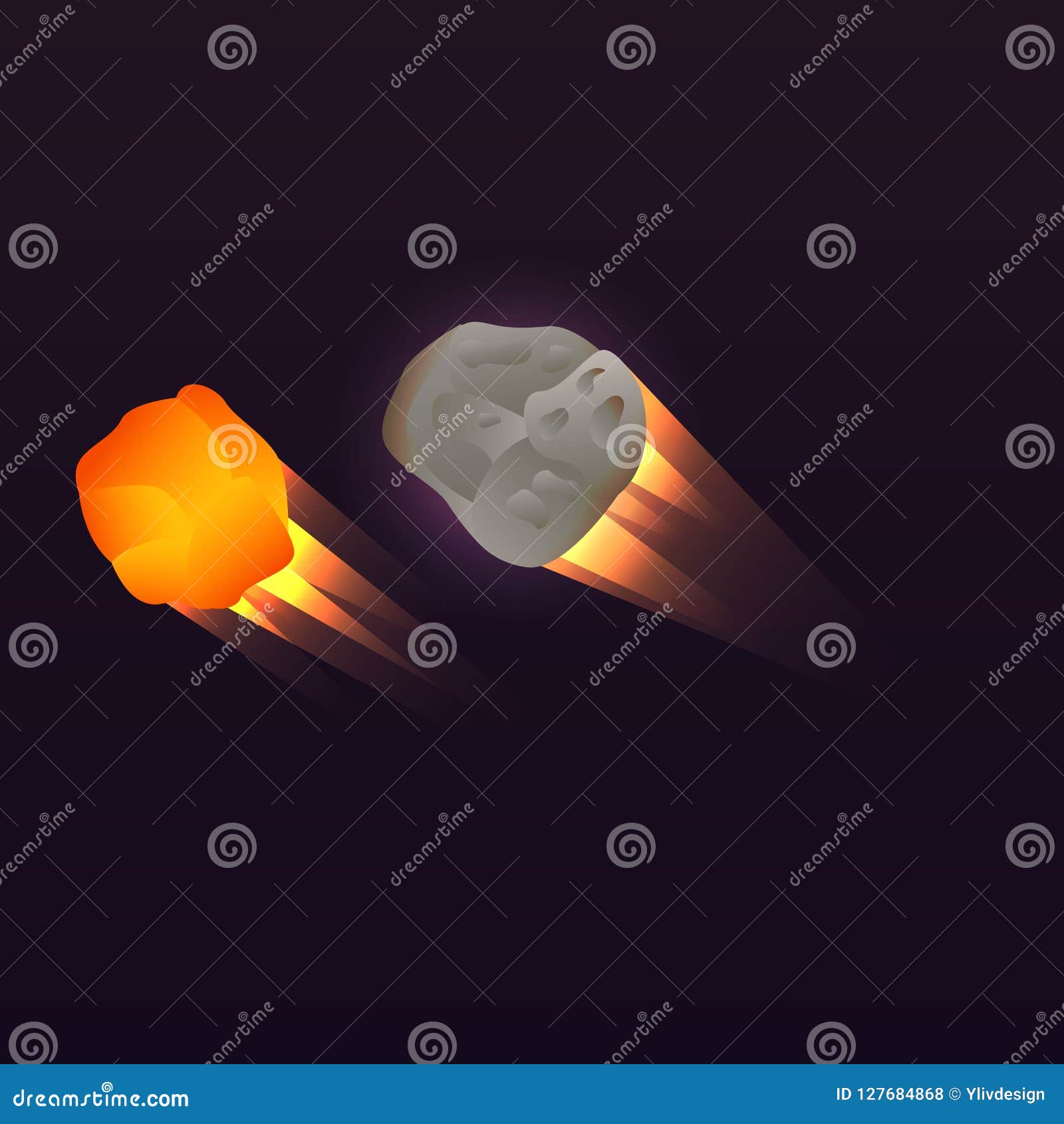 Space Asteroid Icon, Isometric Style Stock Vector - Illustration of ...