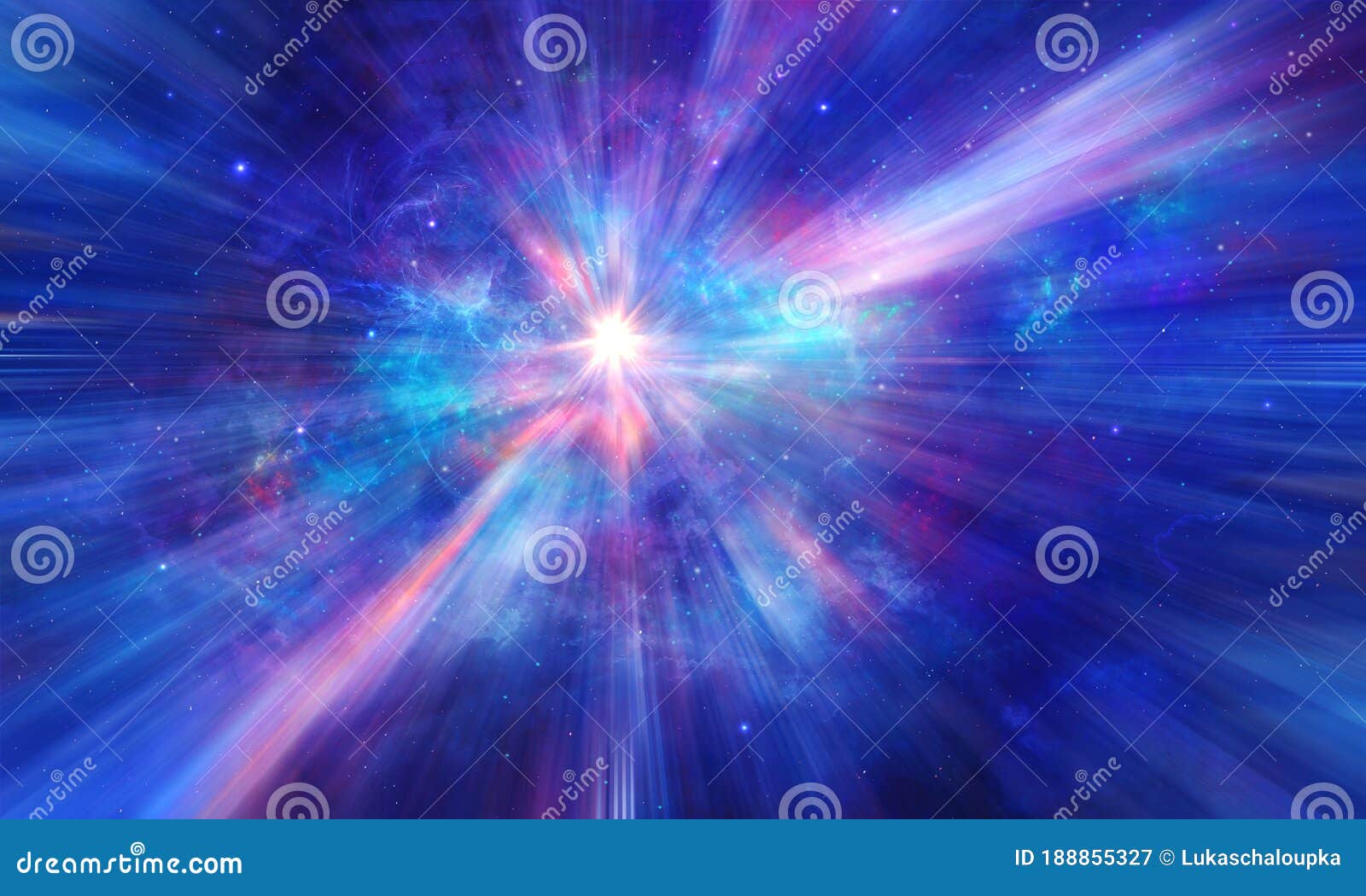 Background With Exploding Rays. Abstract Vector Illustration With ...