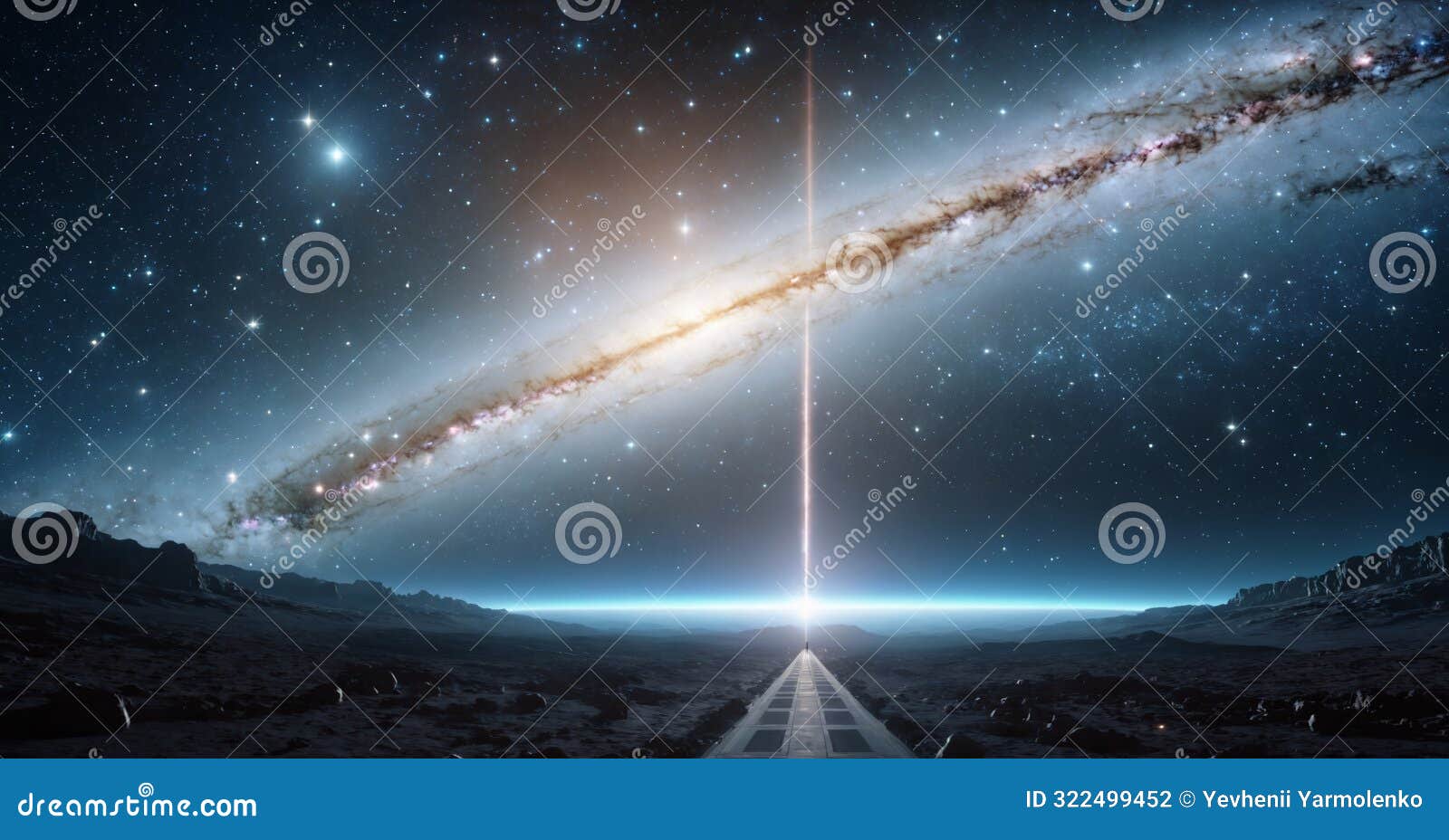 Space Background HD. AI Generated Universe Scene with Planets, Stars ...