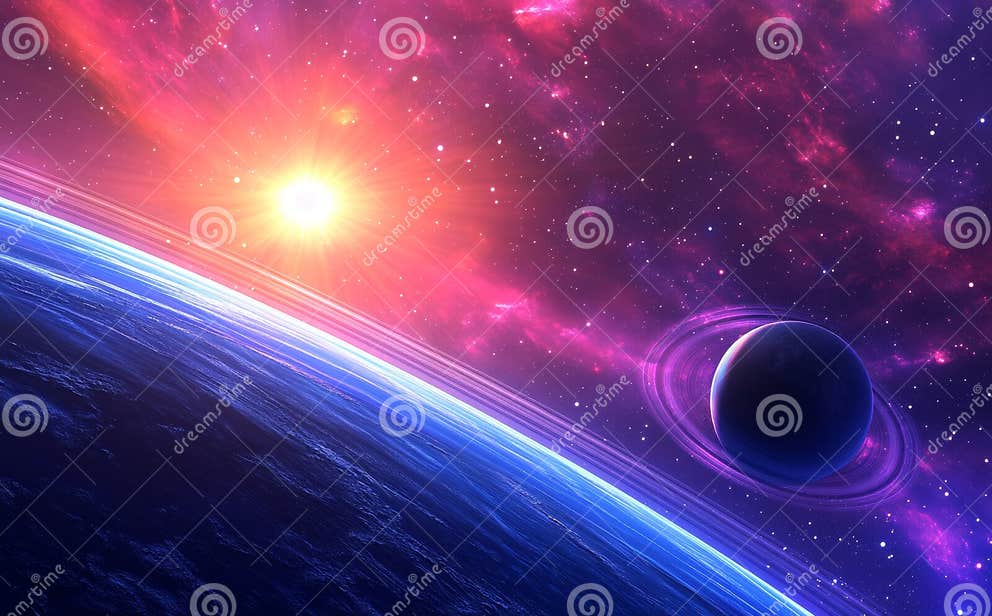 A Space Background Image with Planets, Nebulas, and Stars. NASA Nasa ...