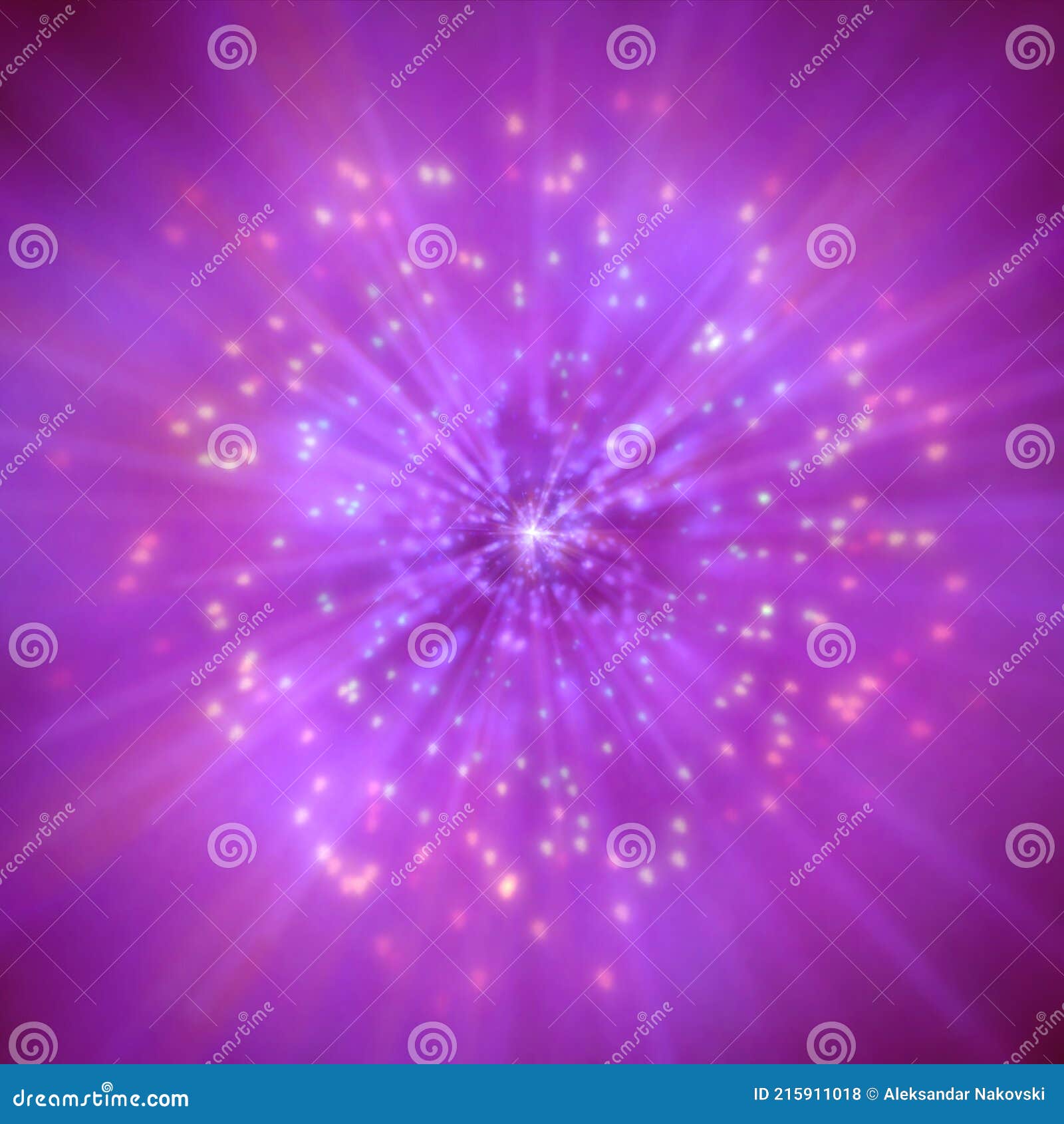 Space Background. Realistic Colorful Cosmos Stock Illustration ...