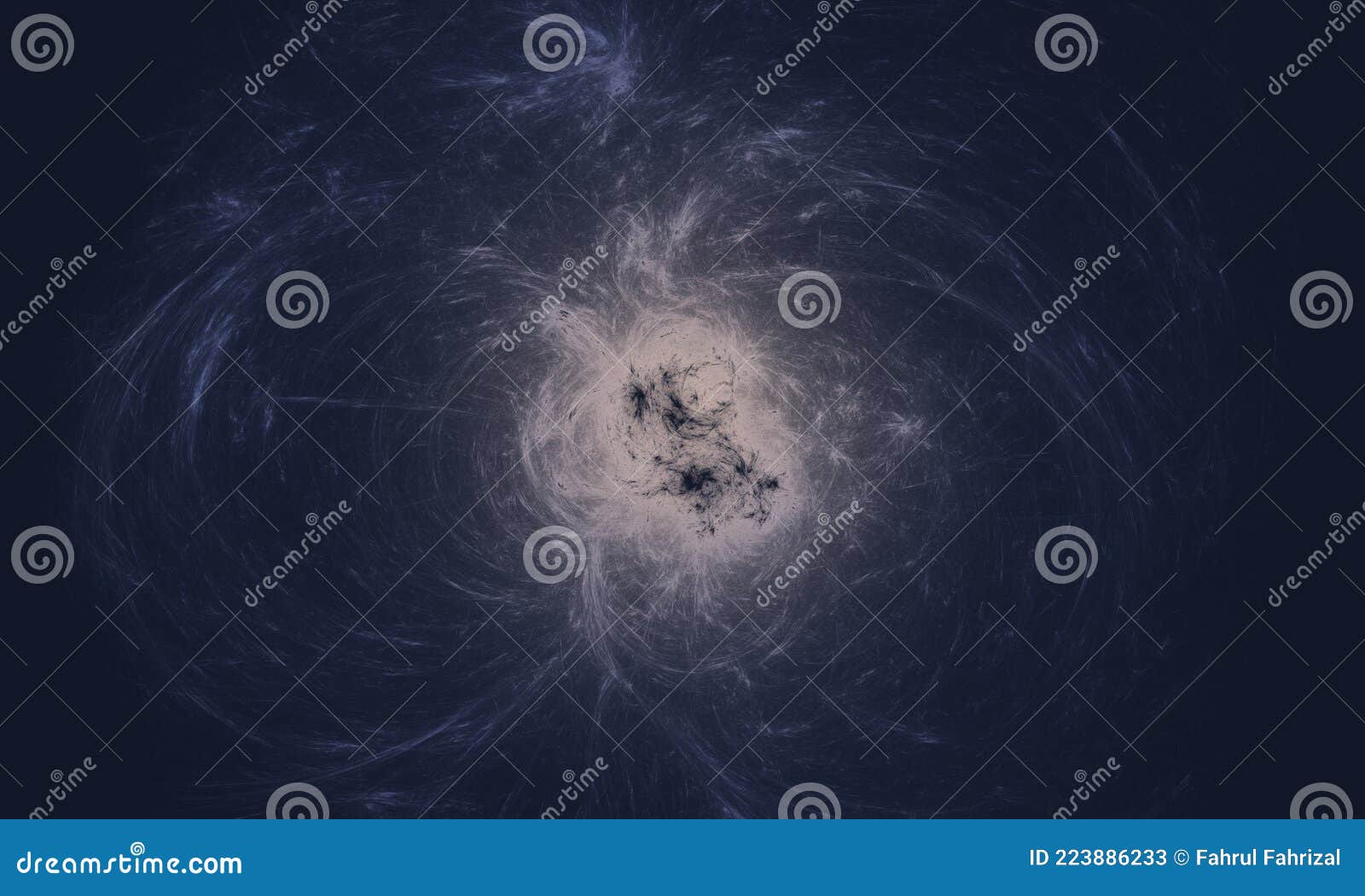 Space Background with Realistic Nebula and Galaxy Stock Illustration ...