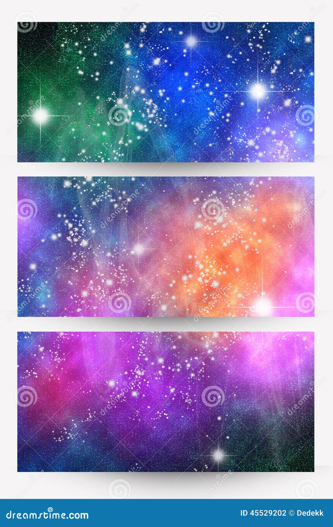 Space banners stock illustration. Illustration of celestial - 45529202