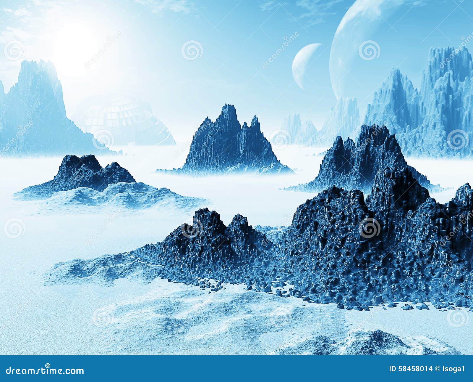 Space stock illustration. Illustration of atmosphere - 58458014