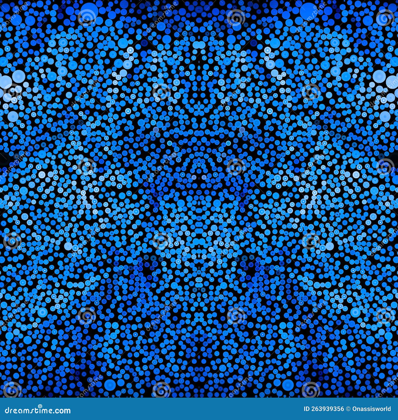 Space Blue Anamorphic Symmetrical Abstract Background Stock ...