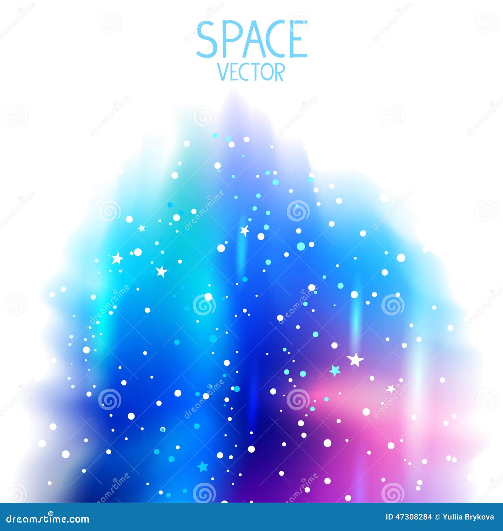Space blue background stock vector. Illustration of graphic - 47308284