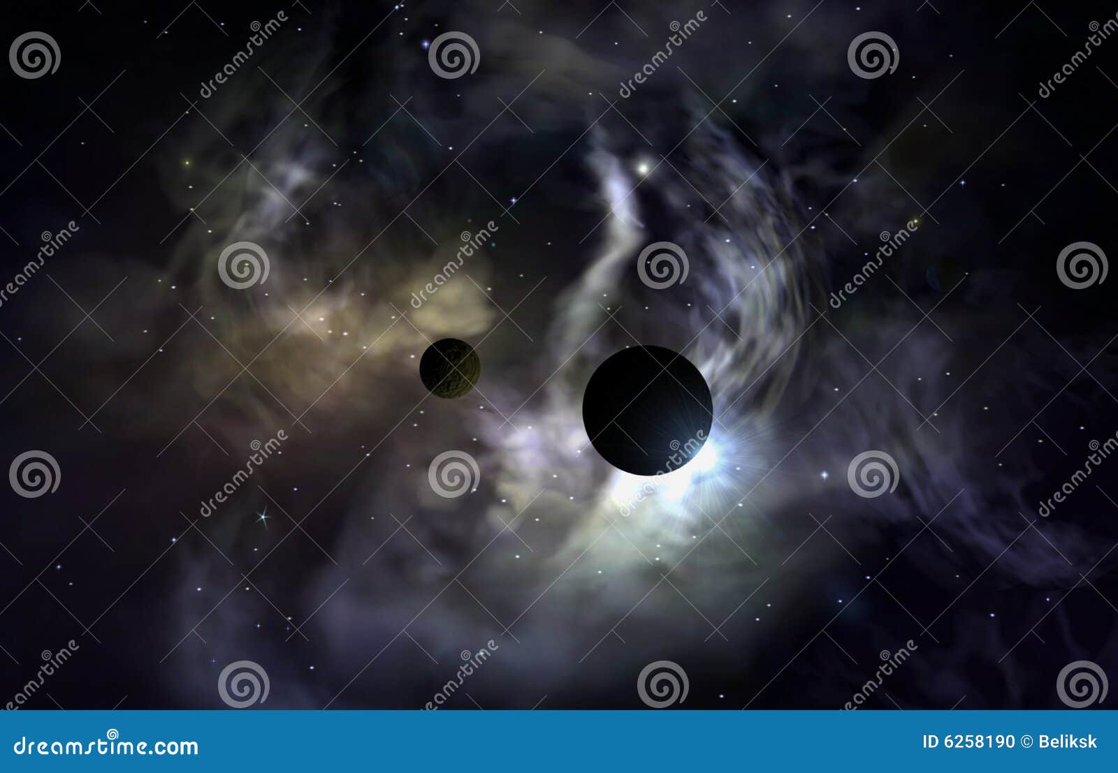 Space blue stars stock illustration. Illustration of dark - 6258190