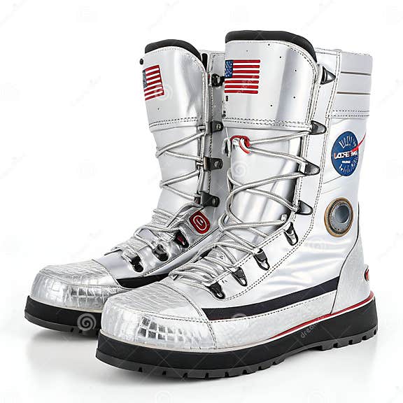 Space Boots 3D Icon, stock illustration. Illustration of mission ...
