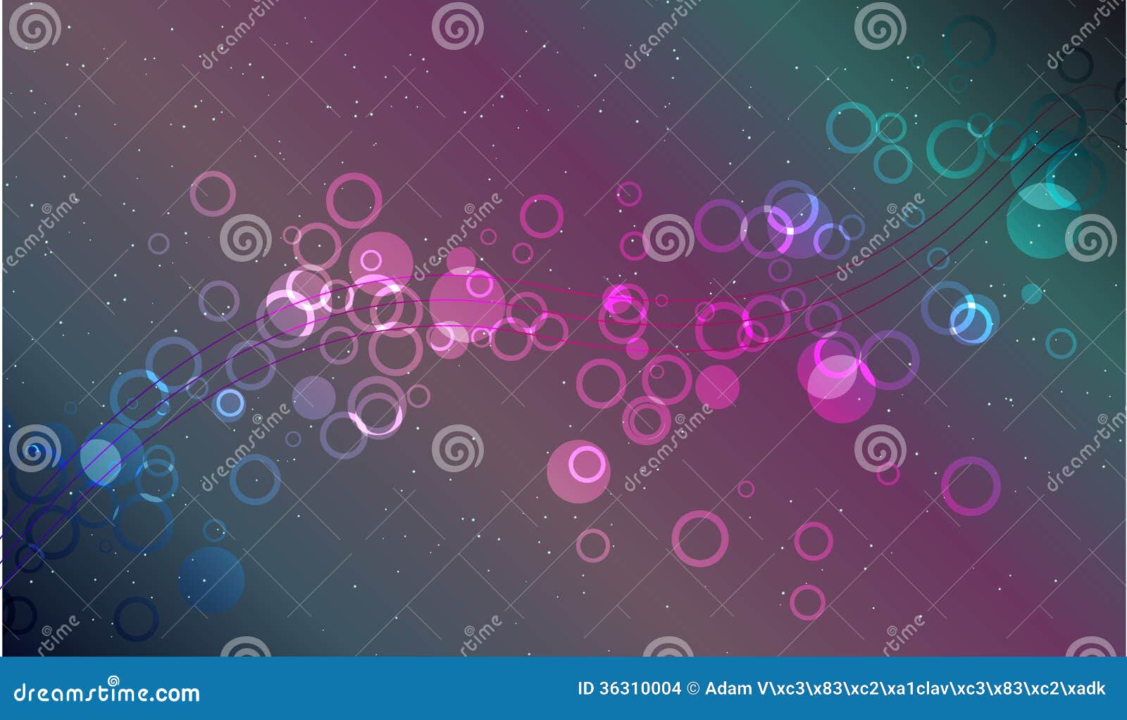 Space bubbles stock illustration. Illustration of artistic - 36310004