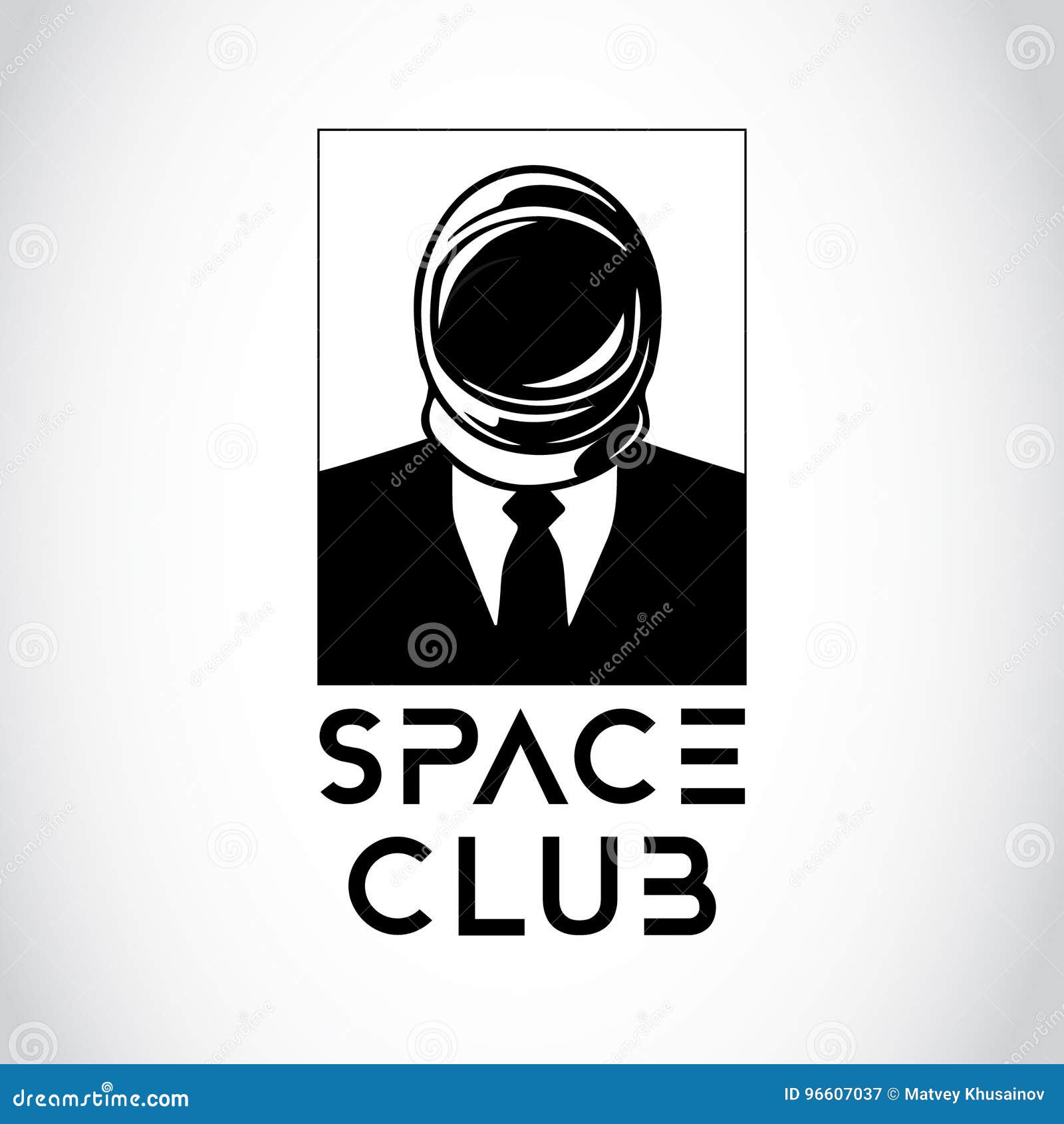 Space Business Man stock vector. Illustration of graphic - 96607037