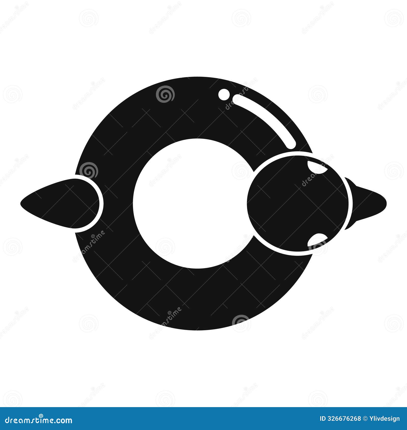 Space Capsule Floating In Space With Open Hatch And Escaping Oxygen ...