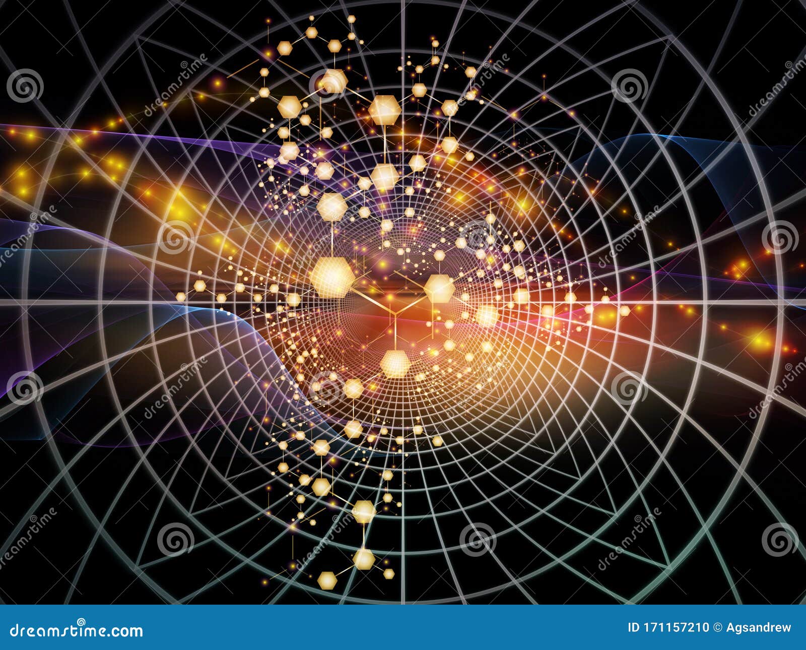 Space Chemistry stock illustration. Illustration of chemistry - 171157210