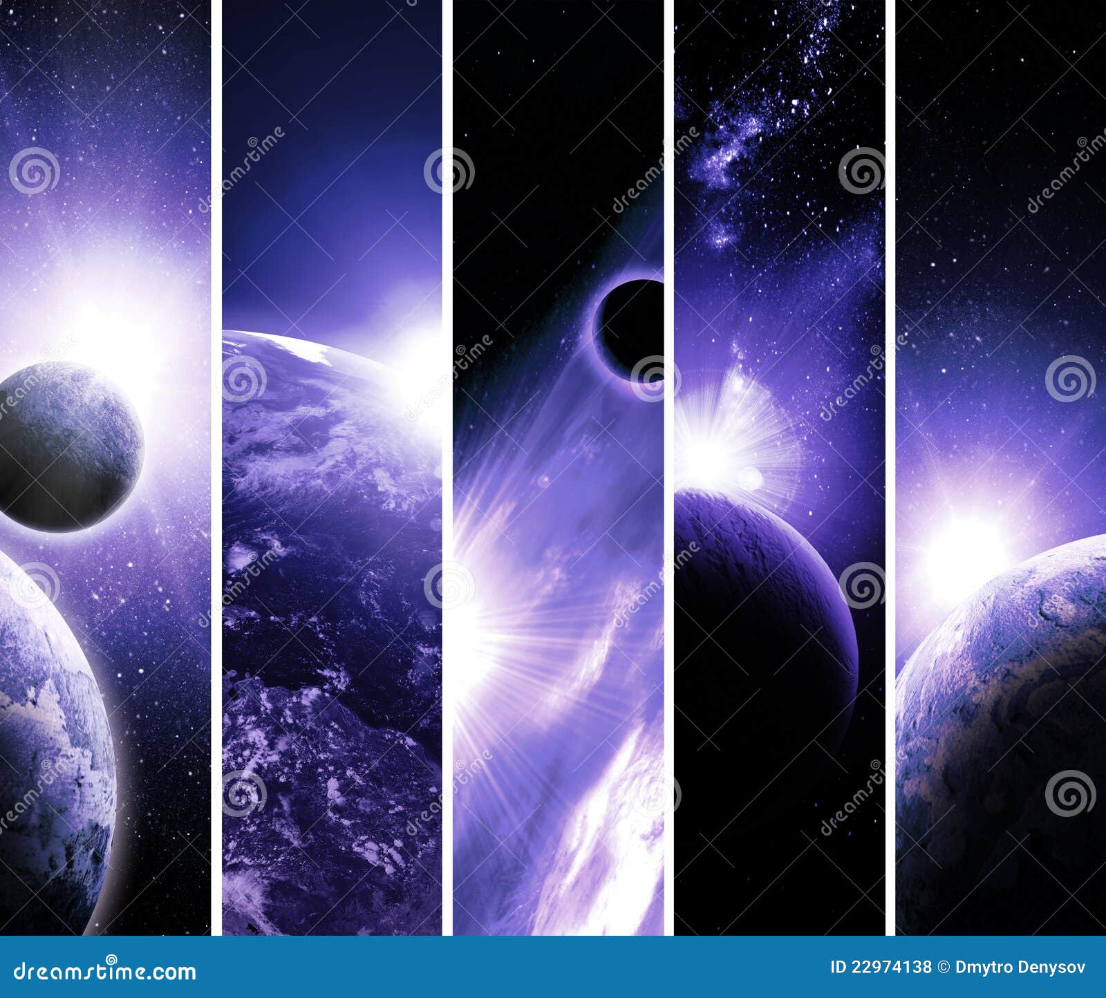 Space collage stock illustration. Illustration of demolition - 22974138