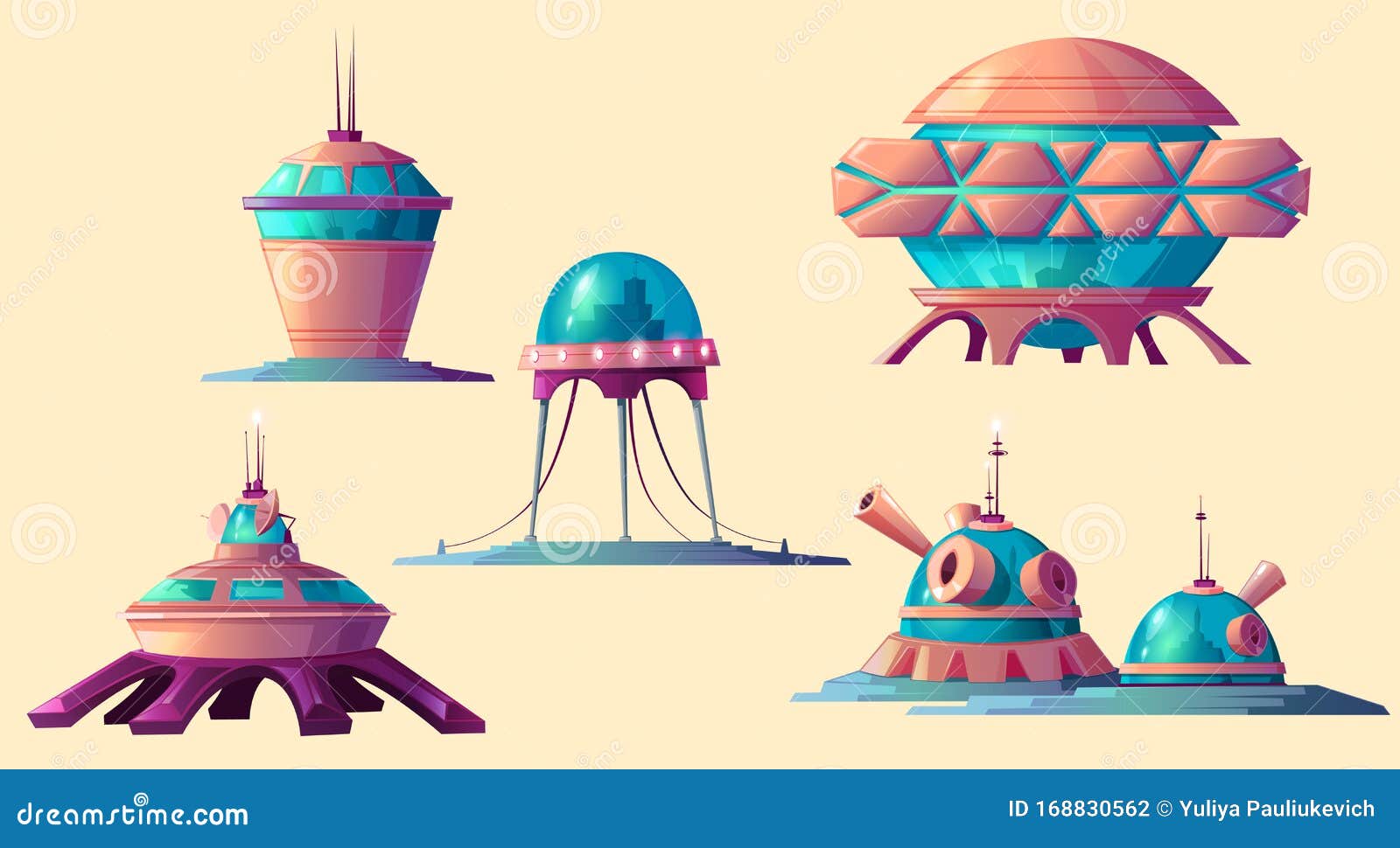 Space Colonization Flowchart Cartoon Vector | CartoonDealer.com #251024581