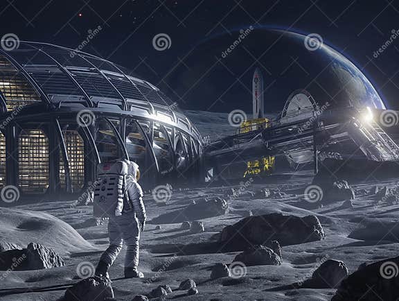 Space Colony on the Moon, Construction of Settlements on the Moon ...