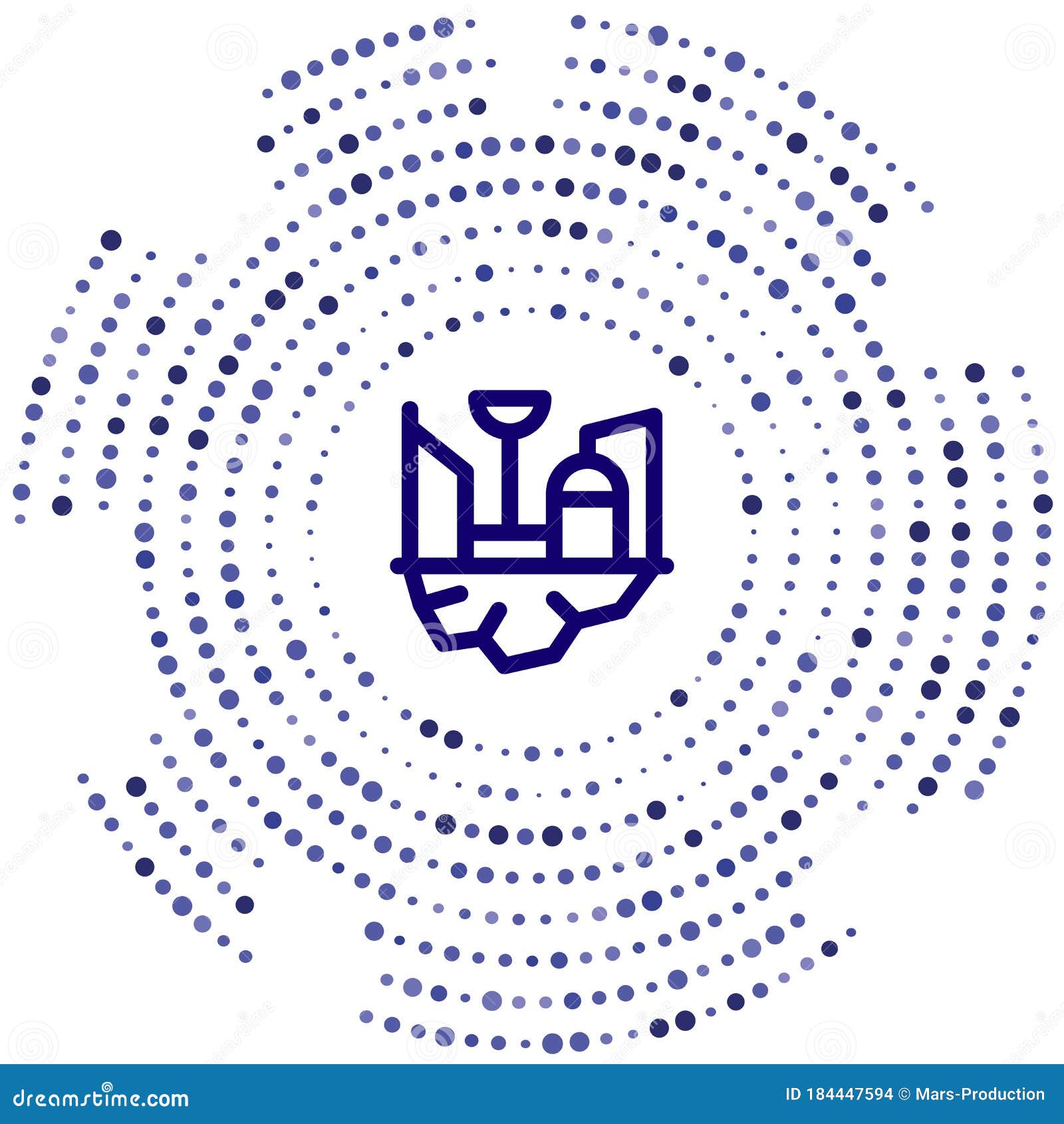 Space Colony Vector Icon. Space Colony Editable Stroke Stock Vector ...