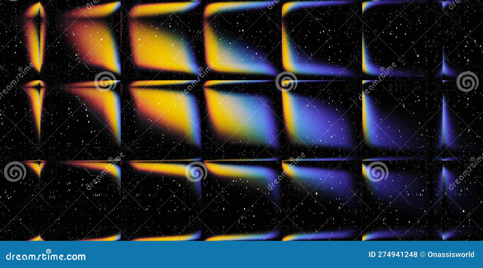 Space Colors Abstract Background Shapes and Blurs Stock Illustration ...